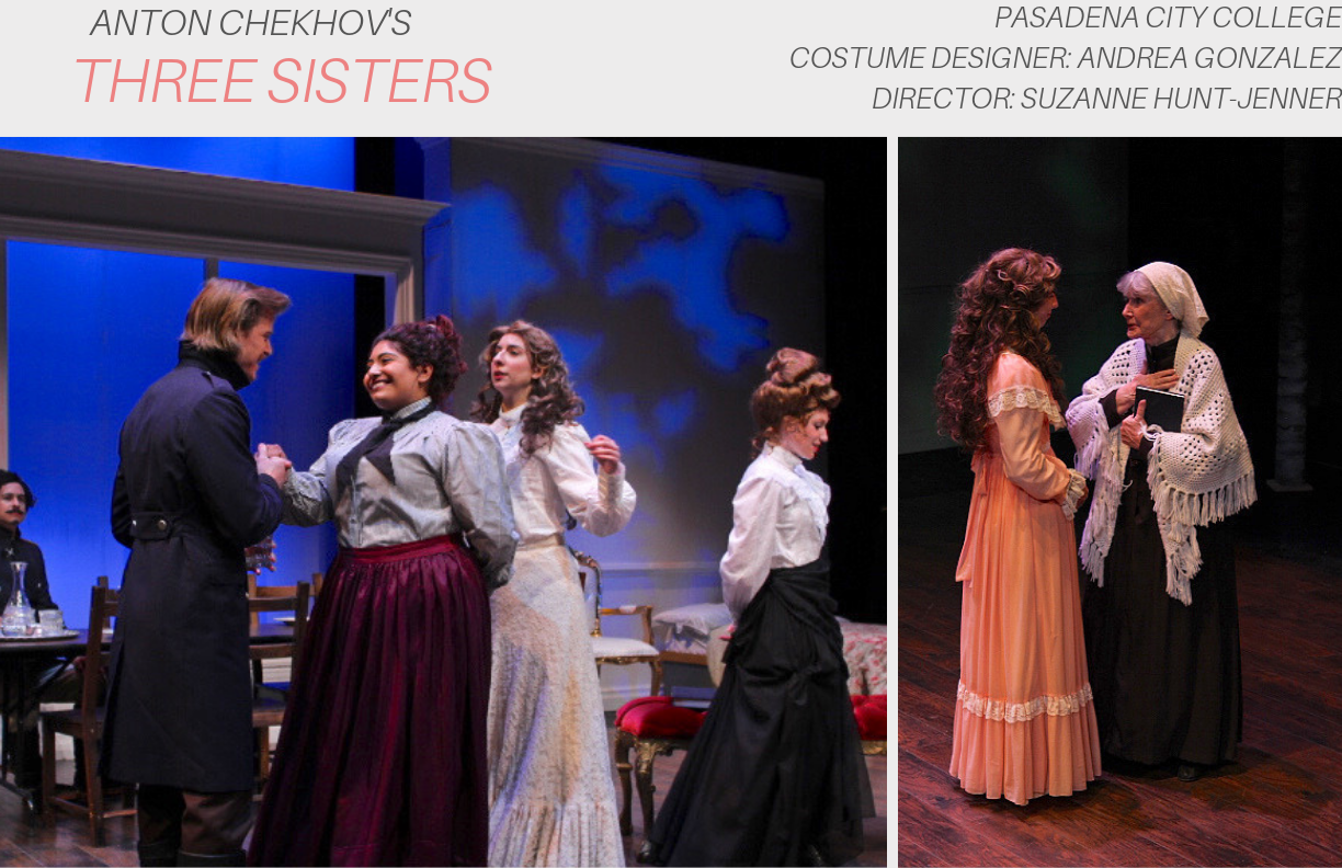 Three Sisters - Costume Designer by Andrea Gonzalez at Coroflot.com
