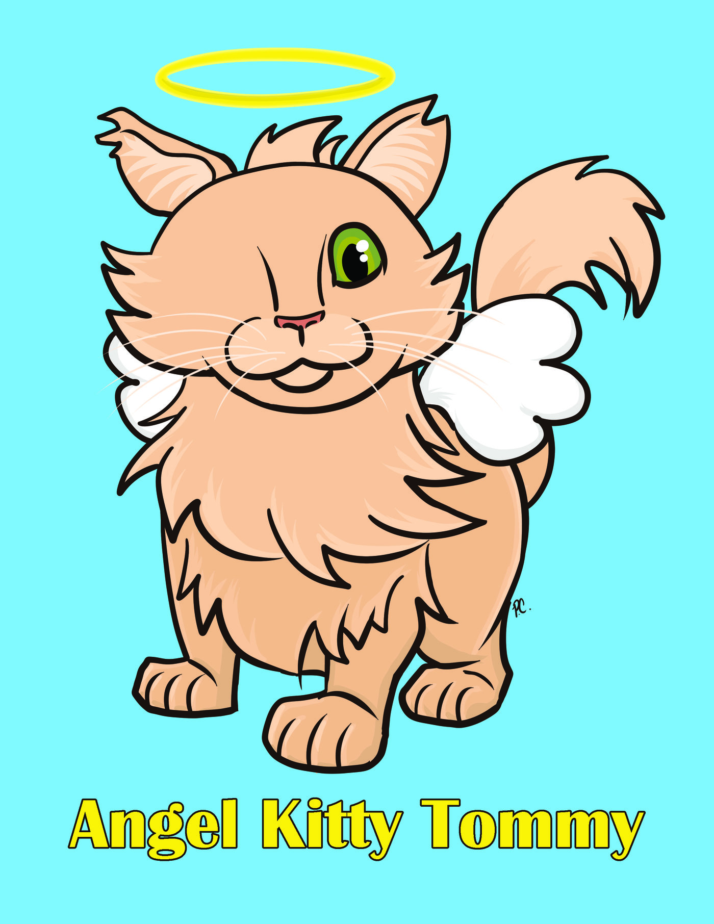 Angel Kitty Tommy by Yuni Doodle at Coroflot.com