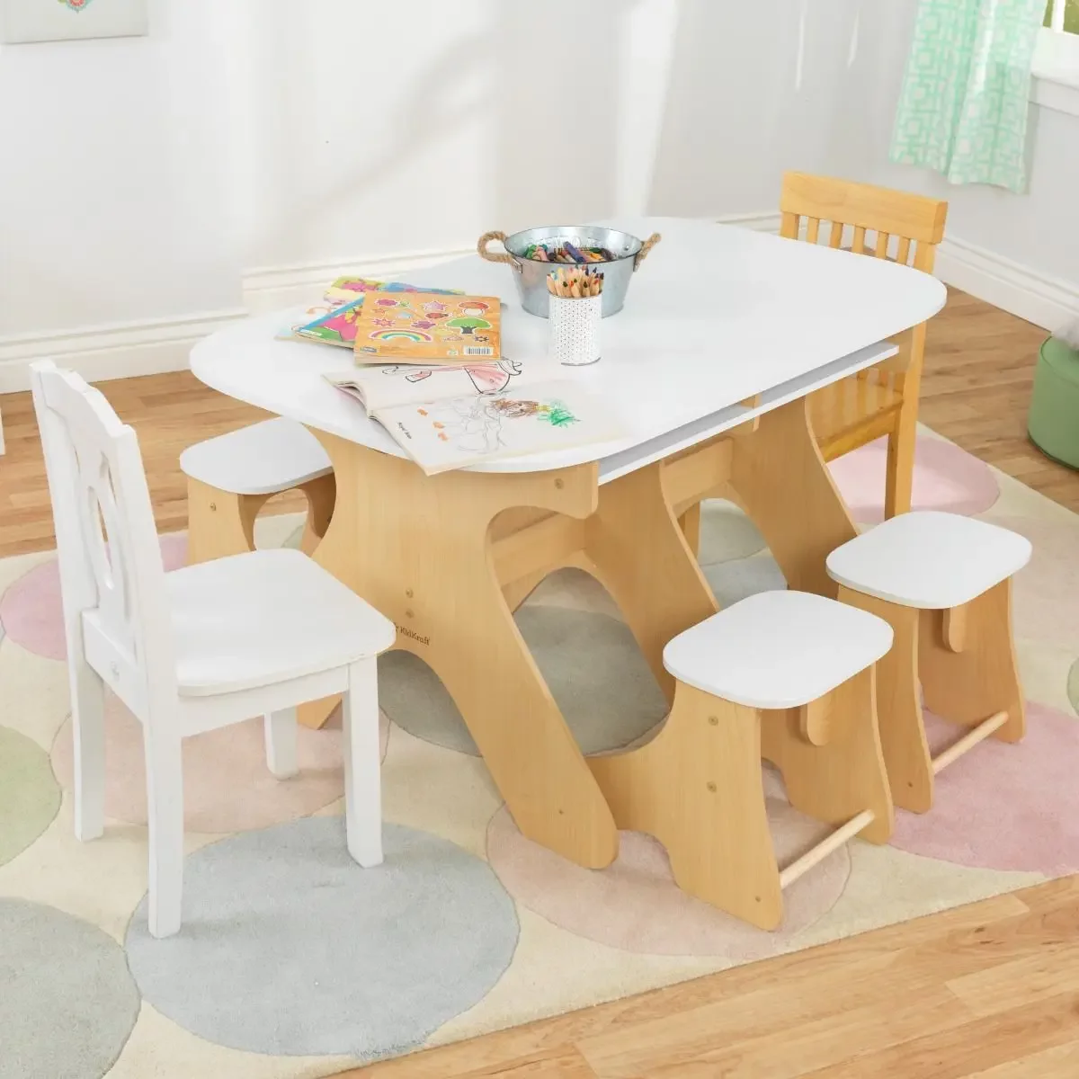 Arches Expandable Table & Bench Set by Cole Ranze at Coroflot.com
