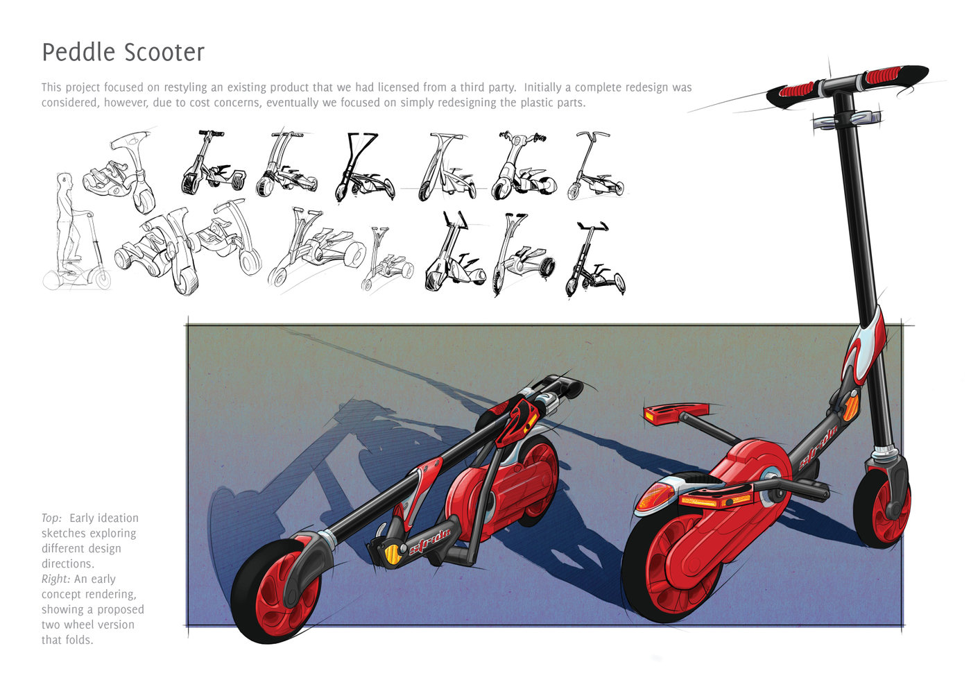 Peddle Scooter by Cole Ranze at Coroflot.com