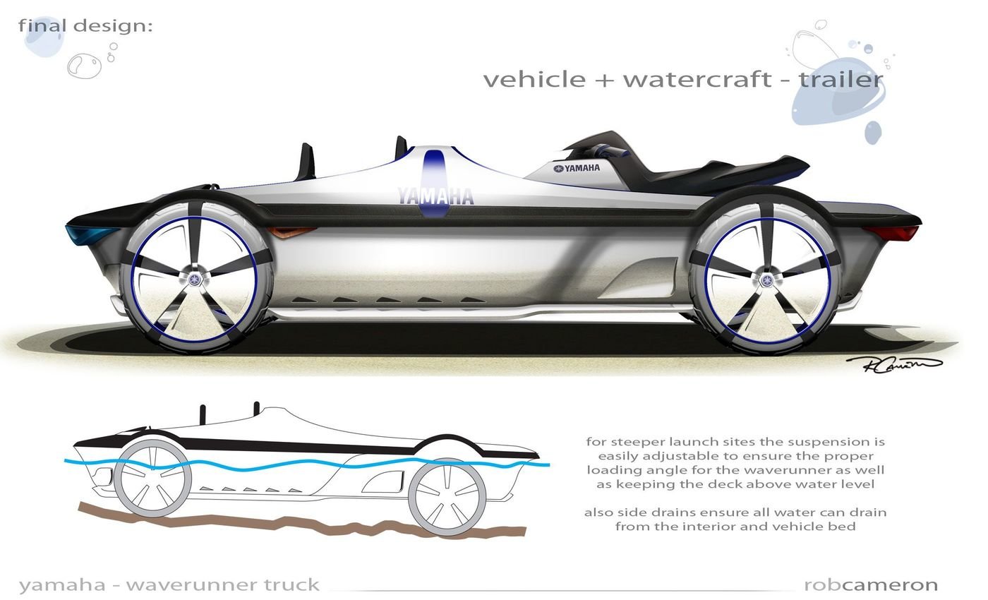 Yamaha Amphibious Vehicle by Rob Cameron at Coroflot.com