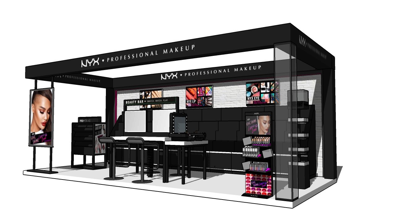 NYX Professional Makeup Department Store Counter Renovation Project by ...