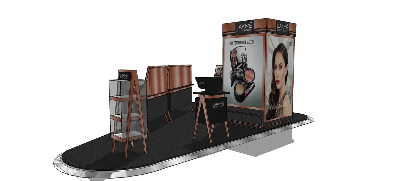 LAKME MAKE UP BEAUTY COUNTER by Aryo Anindito at Coroflot.com