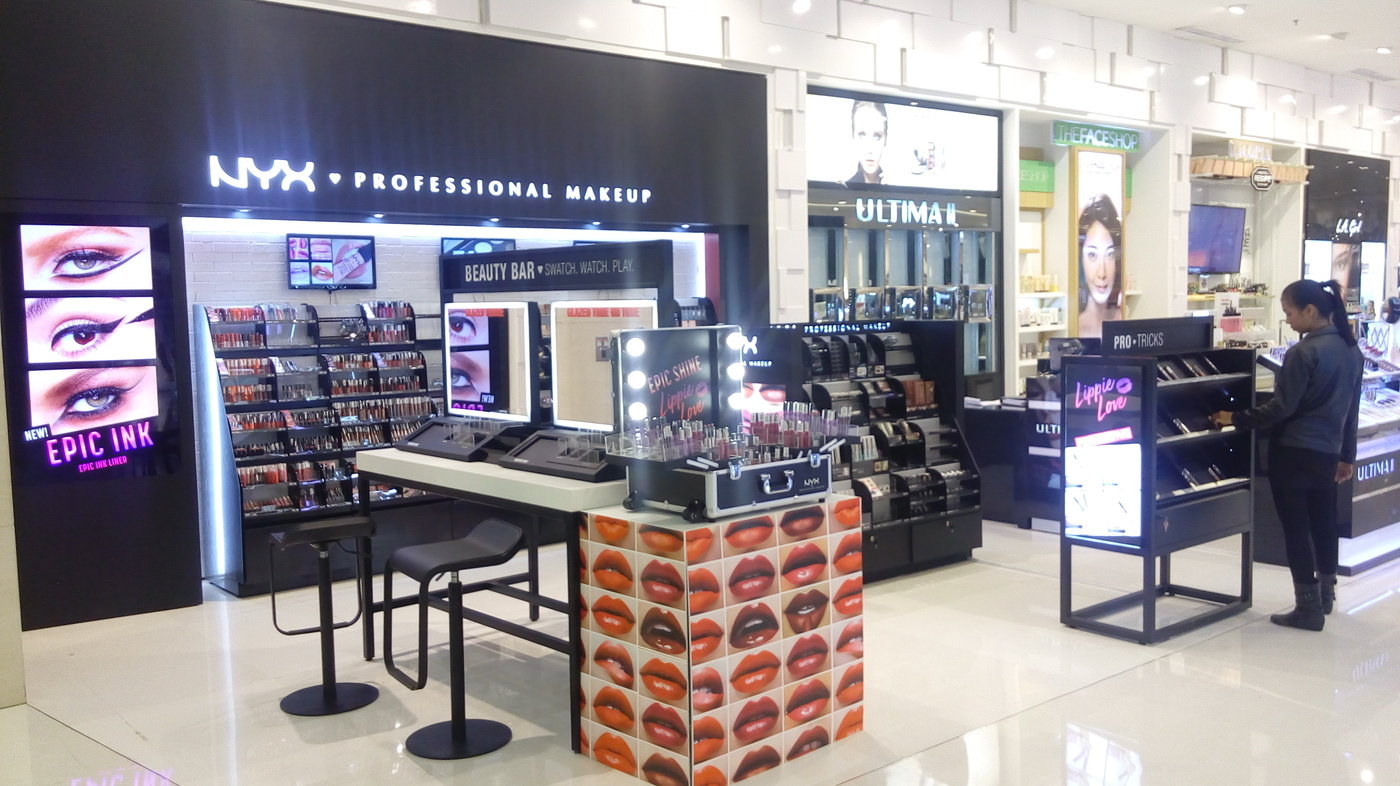 NYX Professional Makeup Department Store Counter Renovation Project by ...