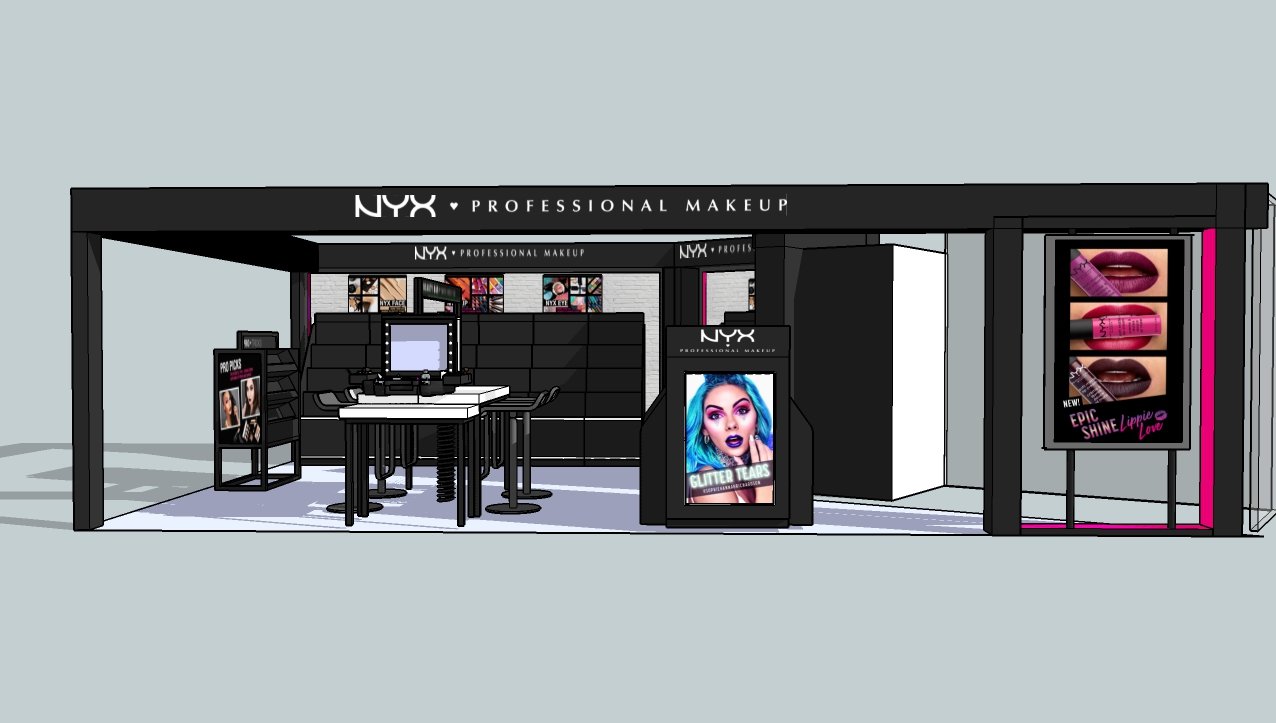 NYX Professional Makeup Department Store Counter Renovation Project by ...