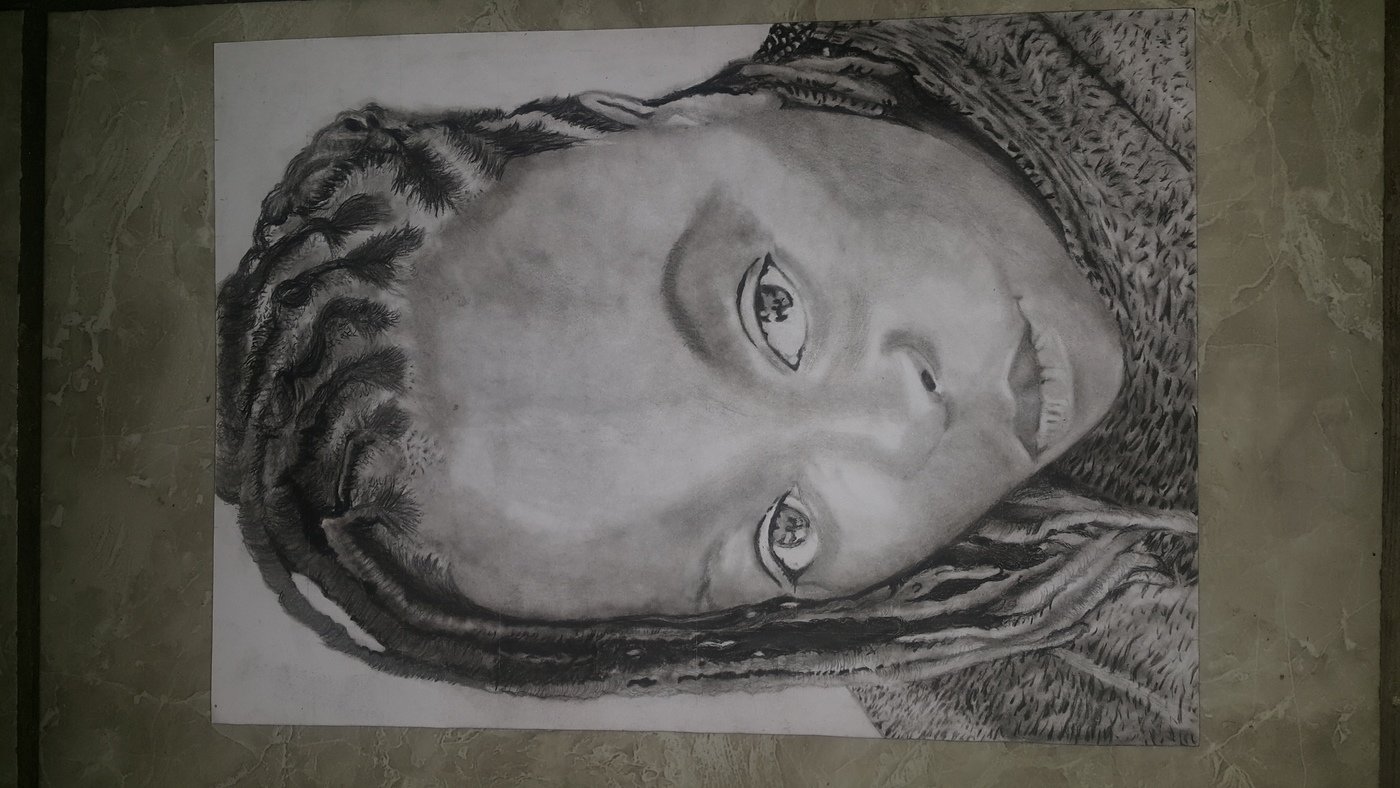 Drawing of Tsitsi Simbi by Tinashe Musamba at Coroflot.com