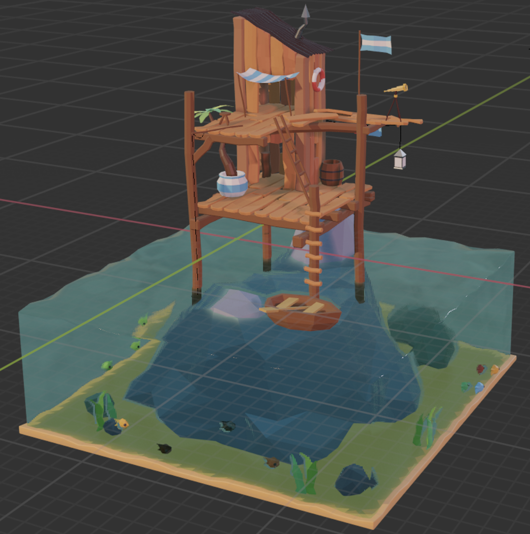 Sea Shack - 3D Modeling and Animation by Jenny Zhang at Coroflot.com