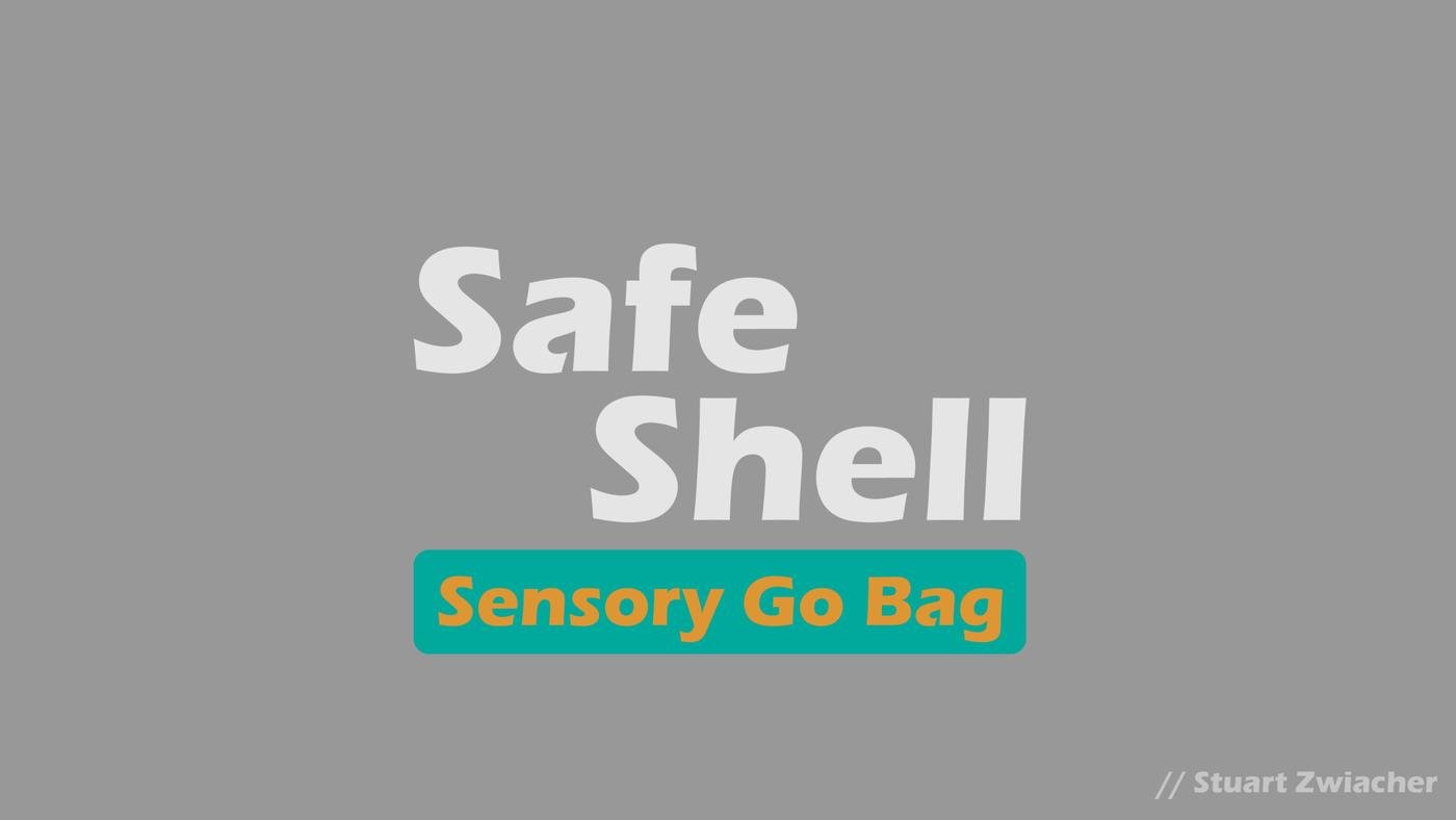 Safe Shell Sensory Go Bag by Stuart Zwiacher at Coroflot.com