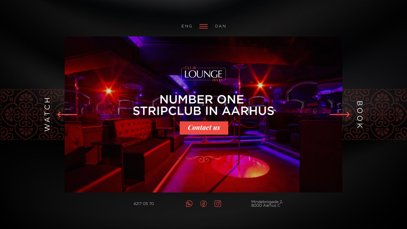 LOUNGE 8000 club website by Uladz List at Coroflot.com