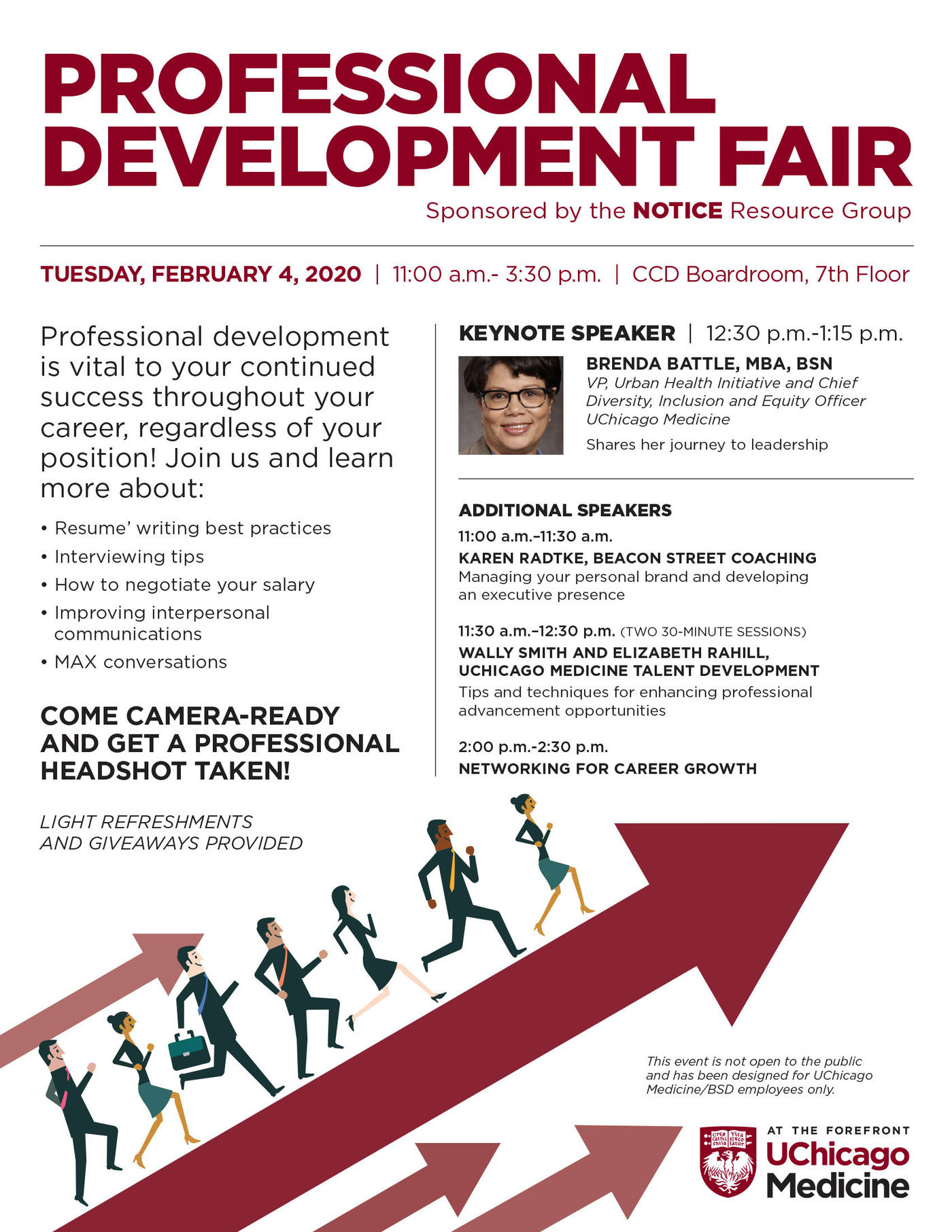 NOTICE Professional Development Fair print asset collection, 2020, 5 ...