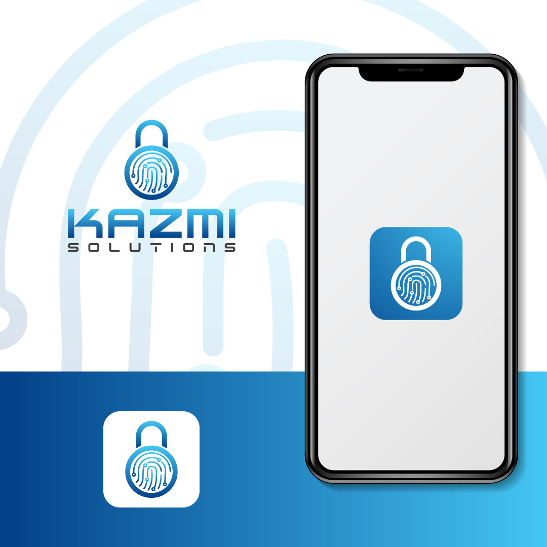 Logo & Icon design KAZMI SOLUTIONS by I pixeler at Coroflot.com
