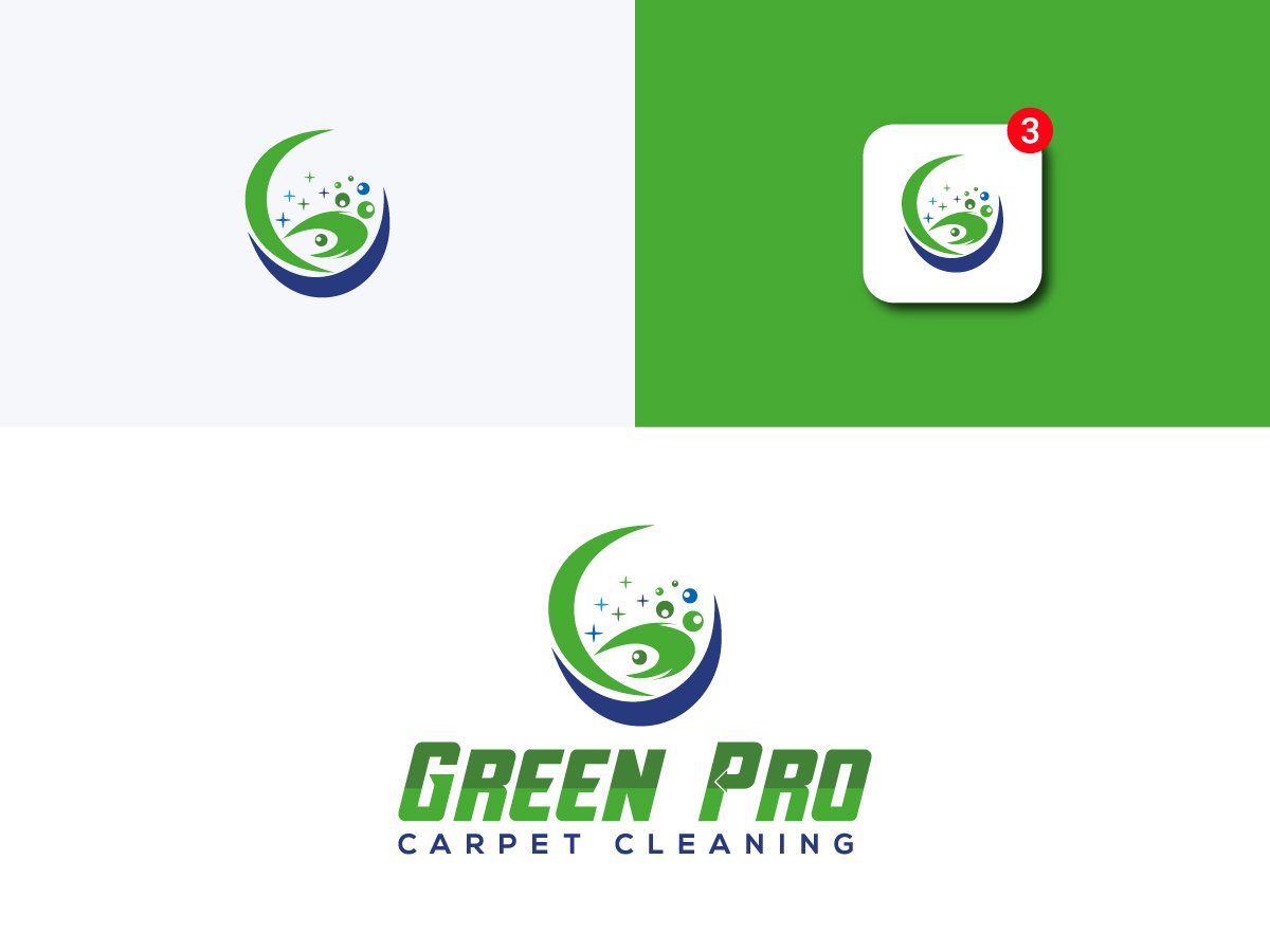 Logo for GREEN PRO. by I pixeler at Coroflot.com