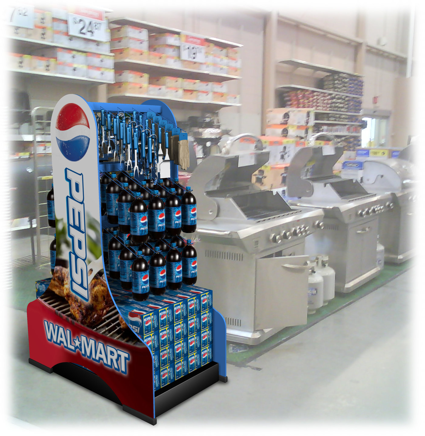 Pepsi Display Solutions by Ricky Cordero at Coroflot.com