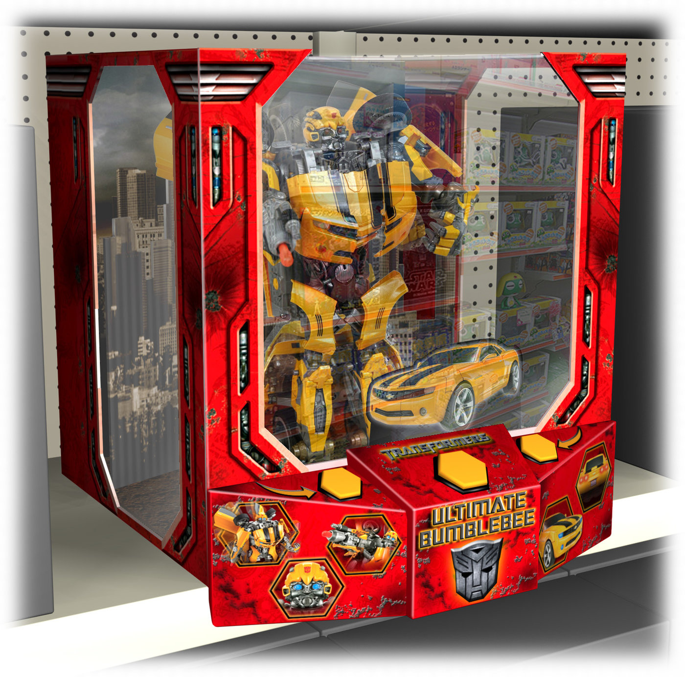 Bumble Bee Interactive Display by Ricky Cordero at Coroflot.com