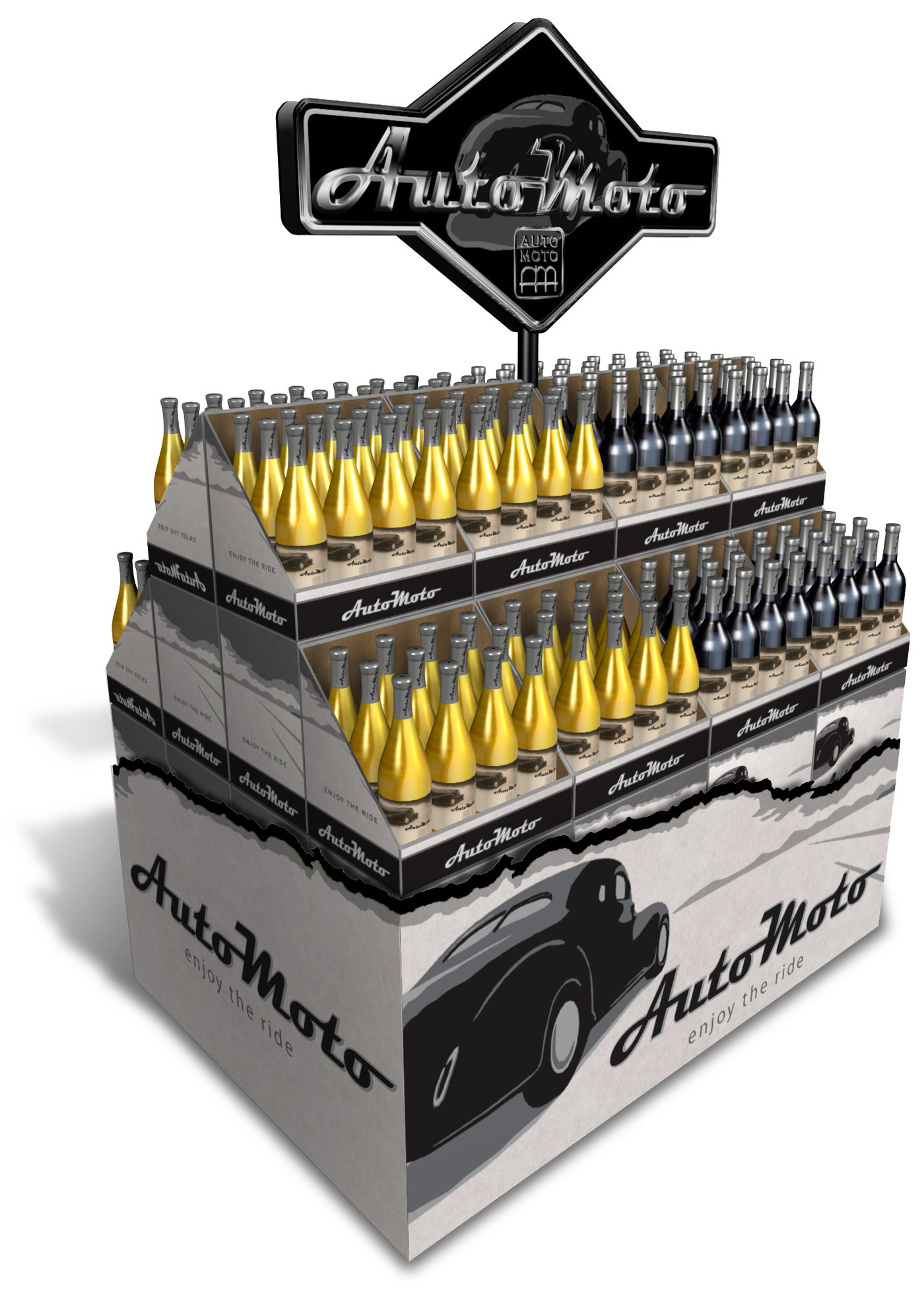Auto Moto Wine Displays by Ricky Cordero at Coroflot.com