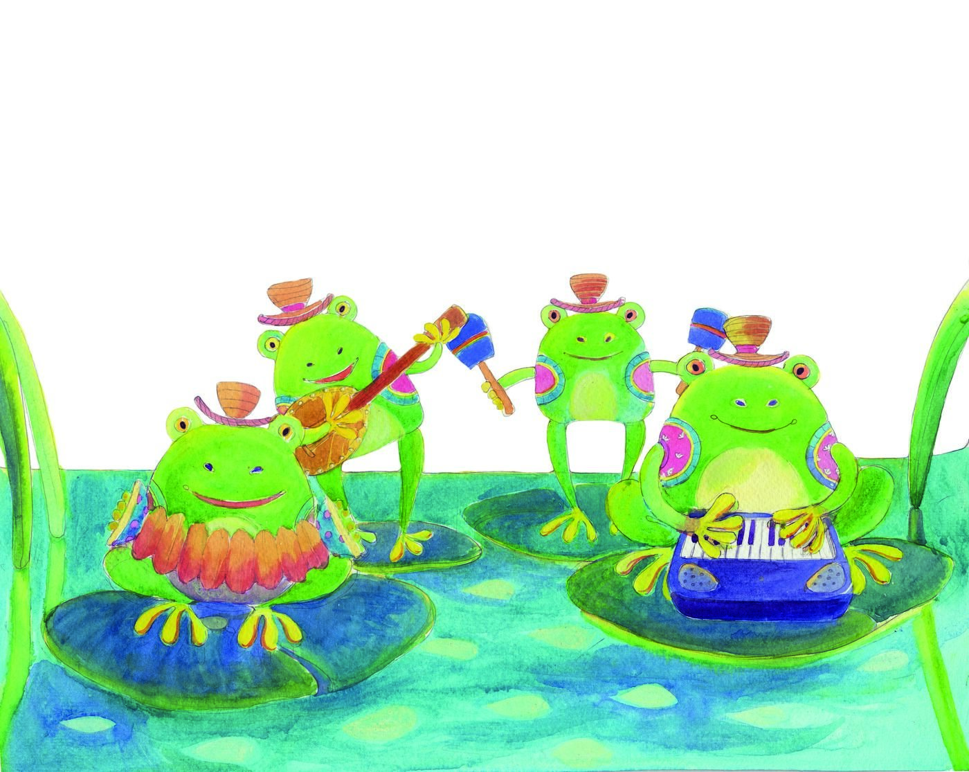 Frogs musical band by Kateryna Manko at Coroflot.com