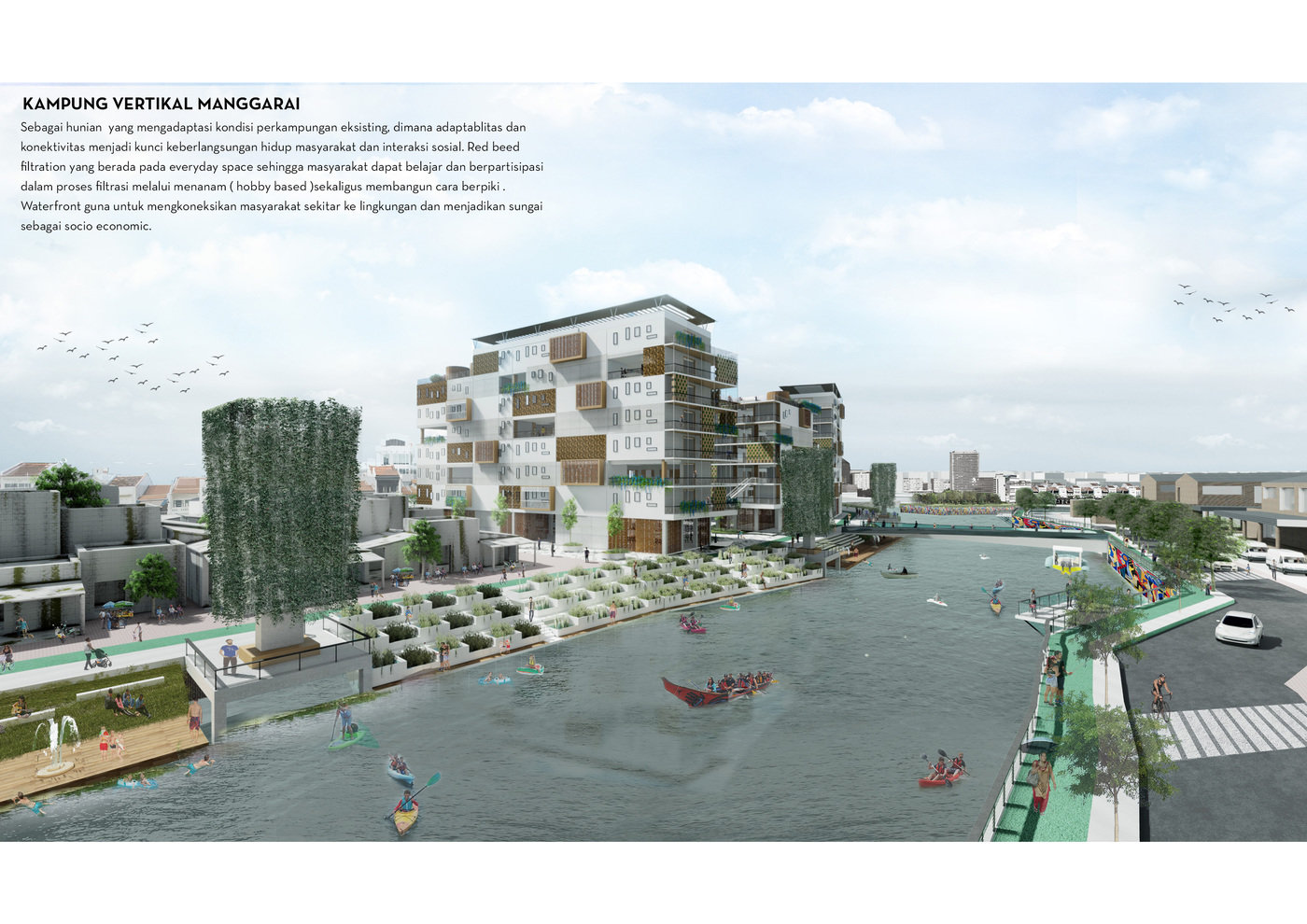 Kampung Vertikal Manggarai by Studio Perancangan Arsitektur 7 at ...