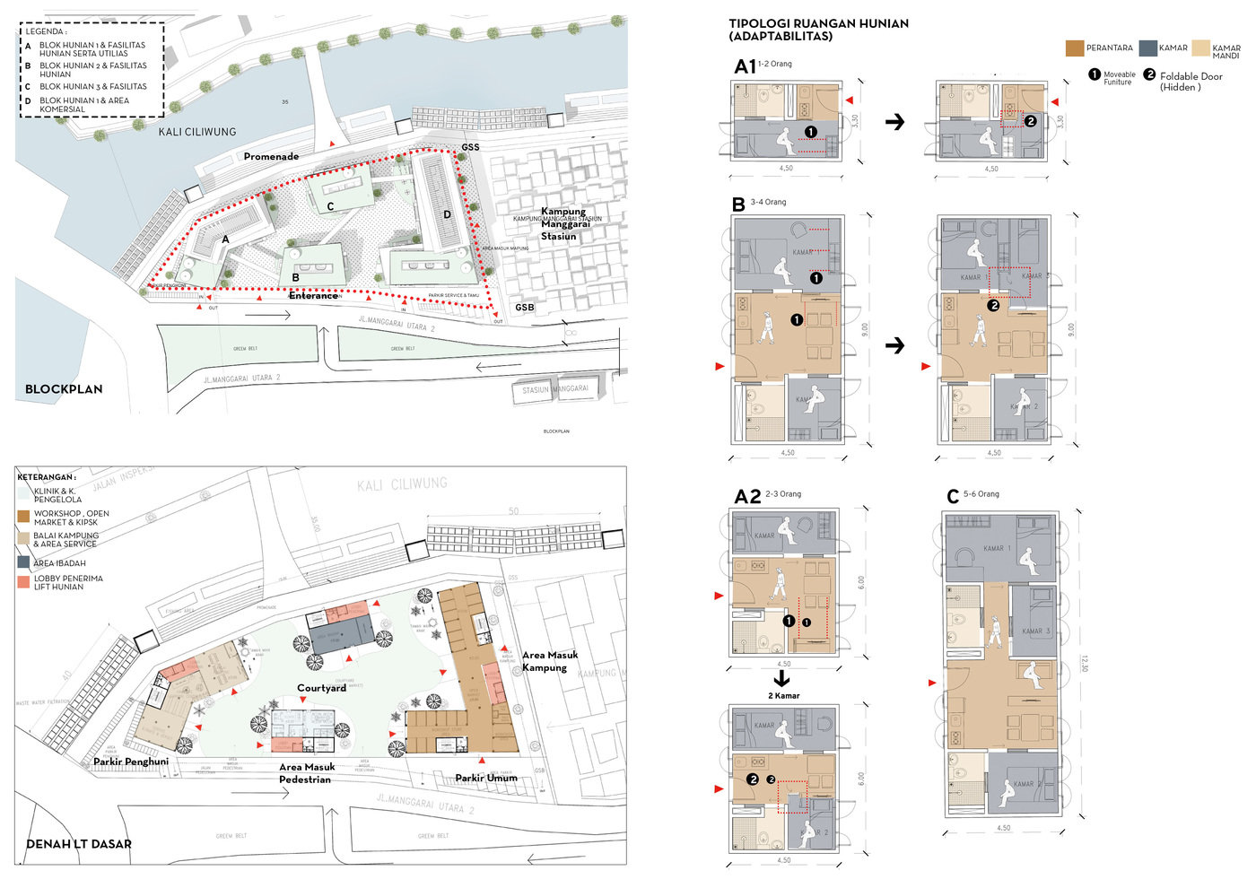 Kampung Vertikal Manggarai by Studio Perancangan Arsitektur 7 at ...