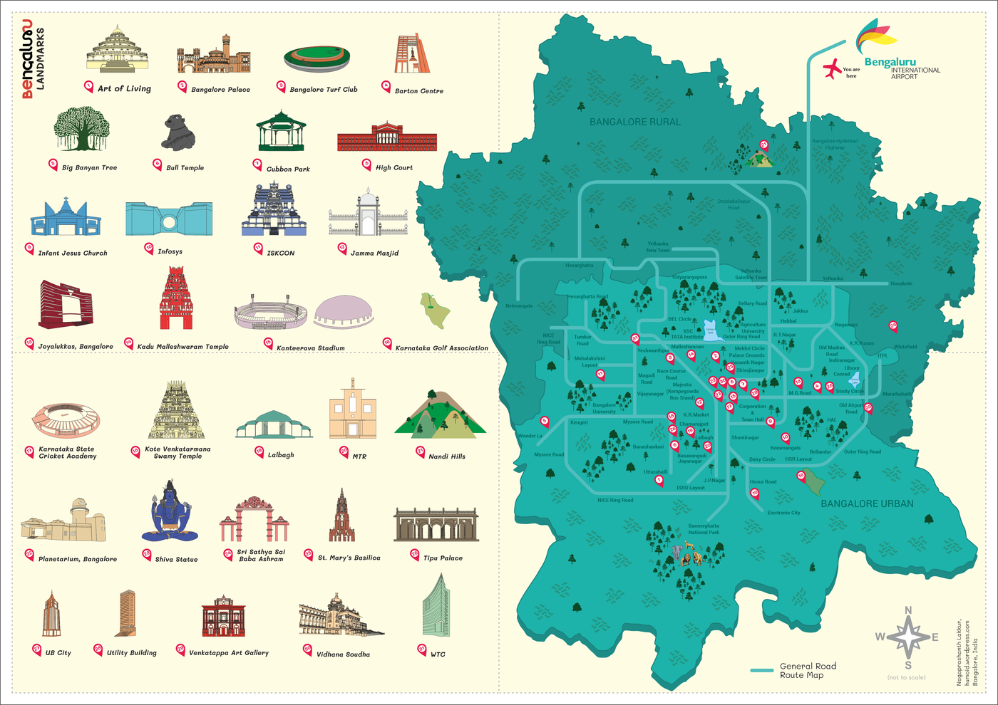 BIAL Map Design by Nagaprashanth Lakkur at Coroflot.com