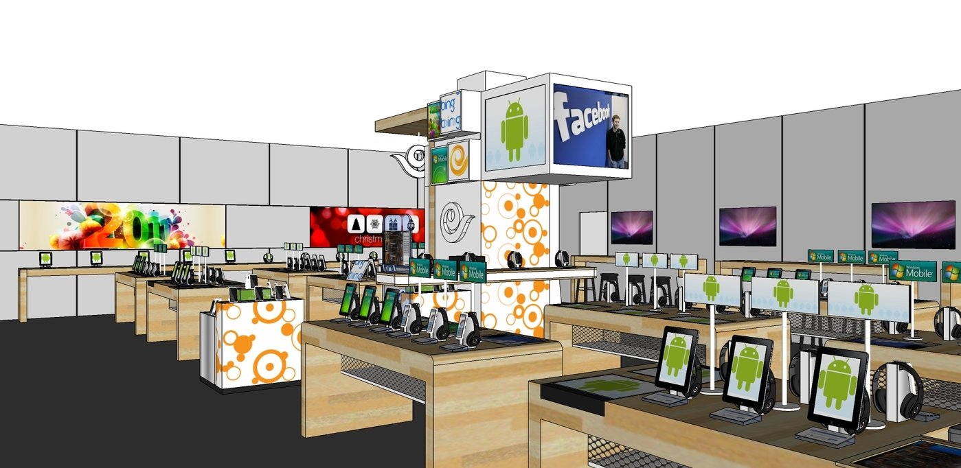 CHINA TELECOM MOBILE STORE HEX by Zhiguo(kelvin) Song at Coroflot.com