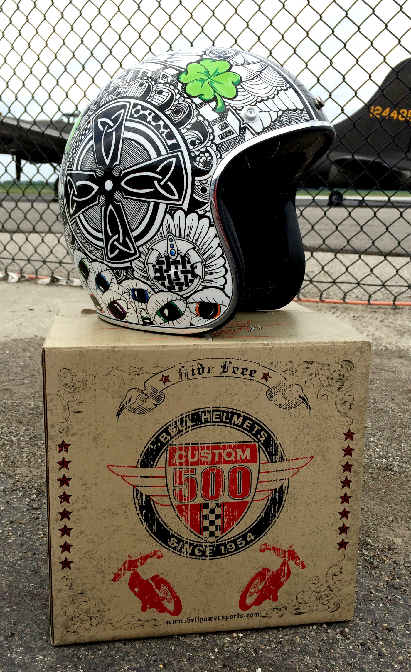 Bell Bobber Helmet Custom Painted with Sharpies by Jamie Hall at ...