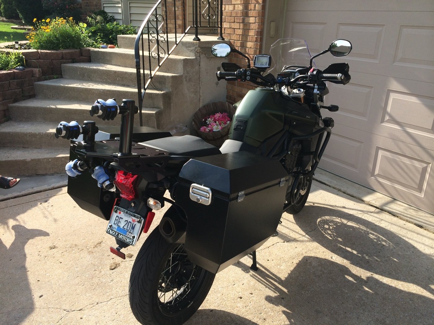 Bicycle Rack for Motorcycle by Jamie Hall at Coroflot.com