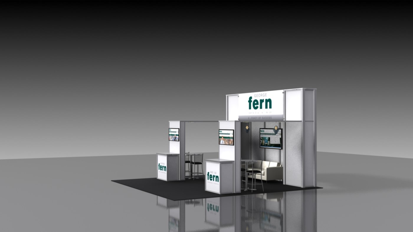 Fern Expo Tradeshow Booth Design 1 by Jamie Hall at Coroflot.com