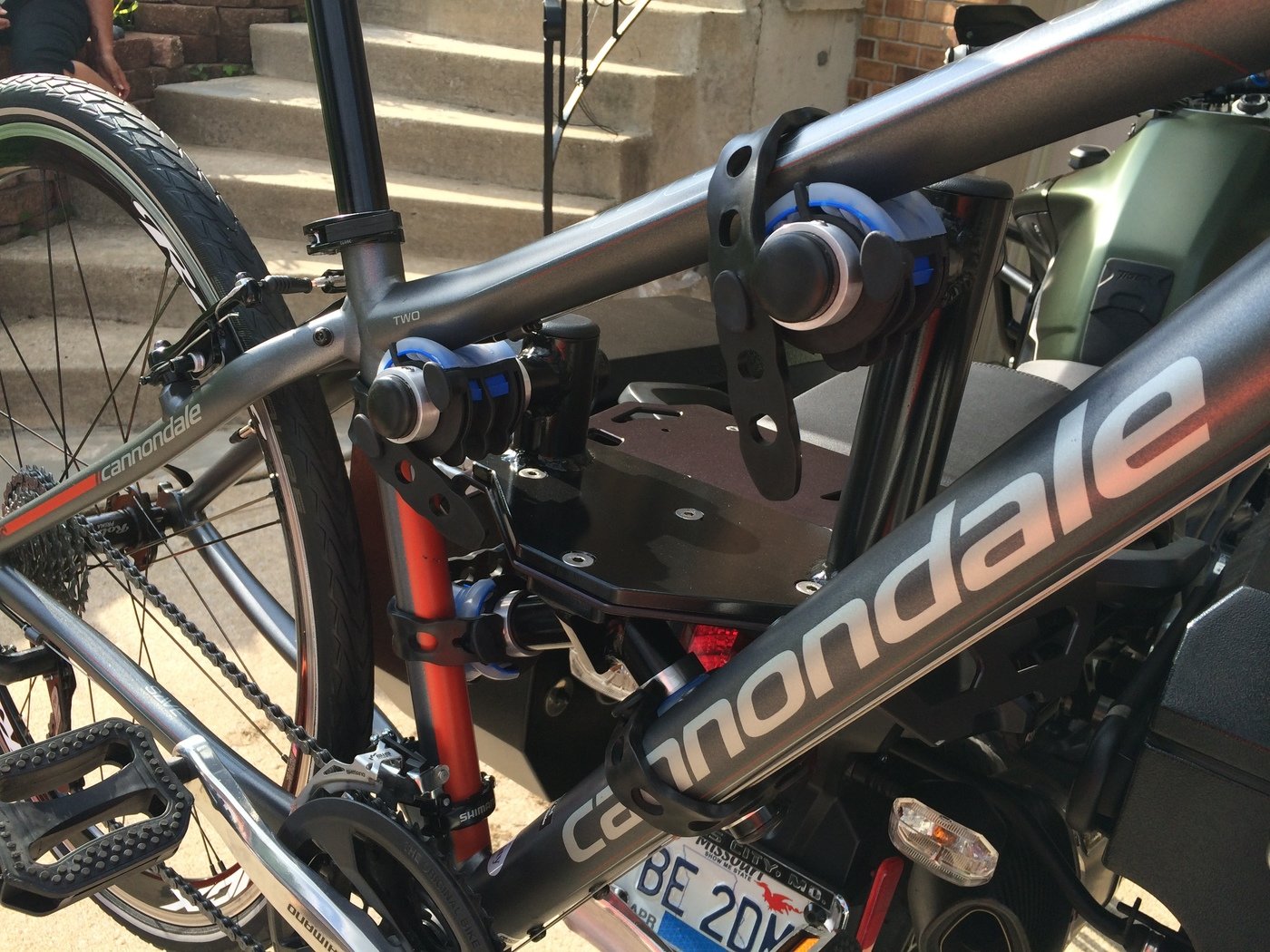 Bicycle Rack for Motorcycle by Jamie Hall at Coroflot.com