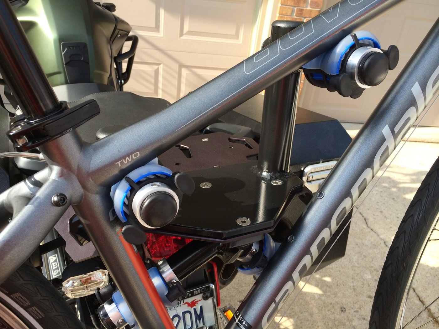 Bicycle Rack for Motorcycle by Jamie Hall at Coroflot.com