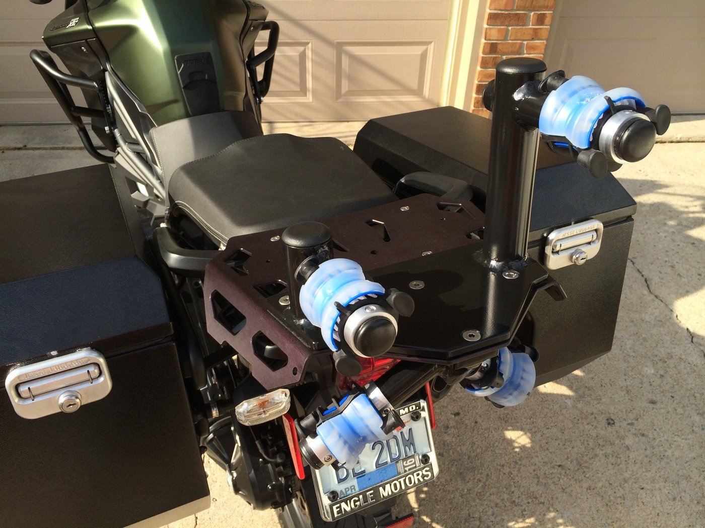 Bicycle Rack for Motorcycle by Jamie Hall at Coroflot.com