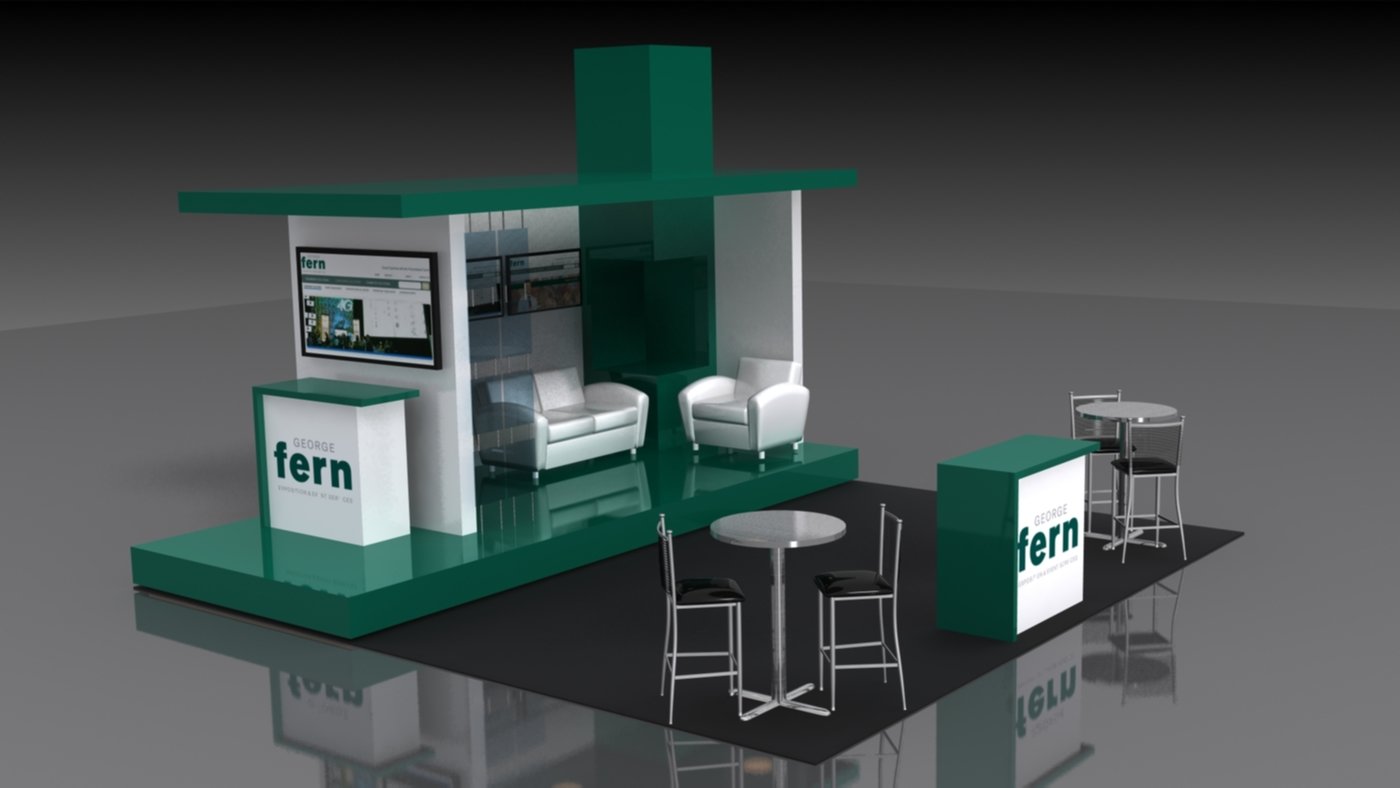 Fern Expo Tradeshow Booth Design 3 by Jamie Hall at Coroflot.com