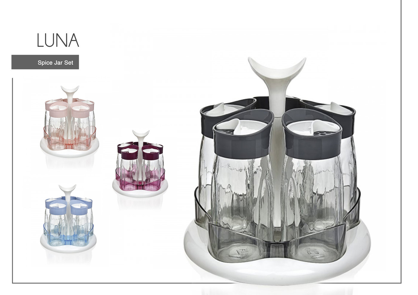 Luna Spice Jar Set by Esra Kizil Özfirat at Coroflot.com
