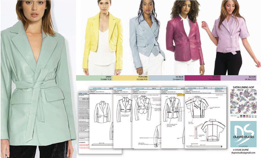 Fashion Design: blazers, jackets & coats by Sylvie Dupré at Coroflot.com
