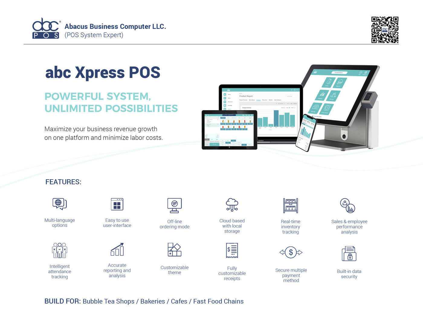 abc pos system brochure by joann zhou at Coroflot.com