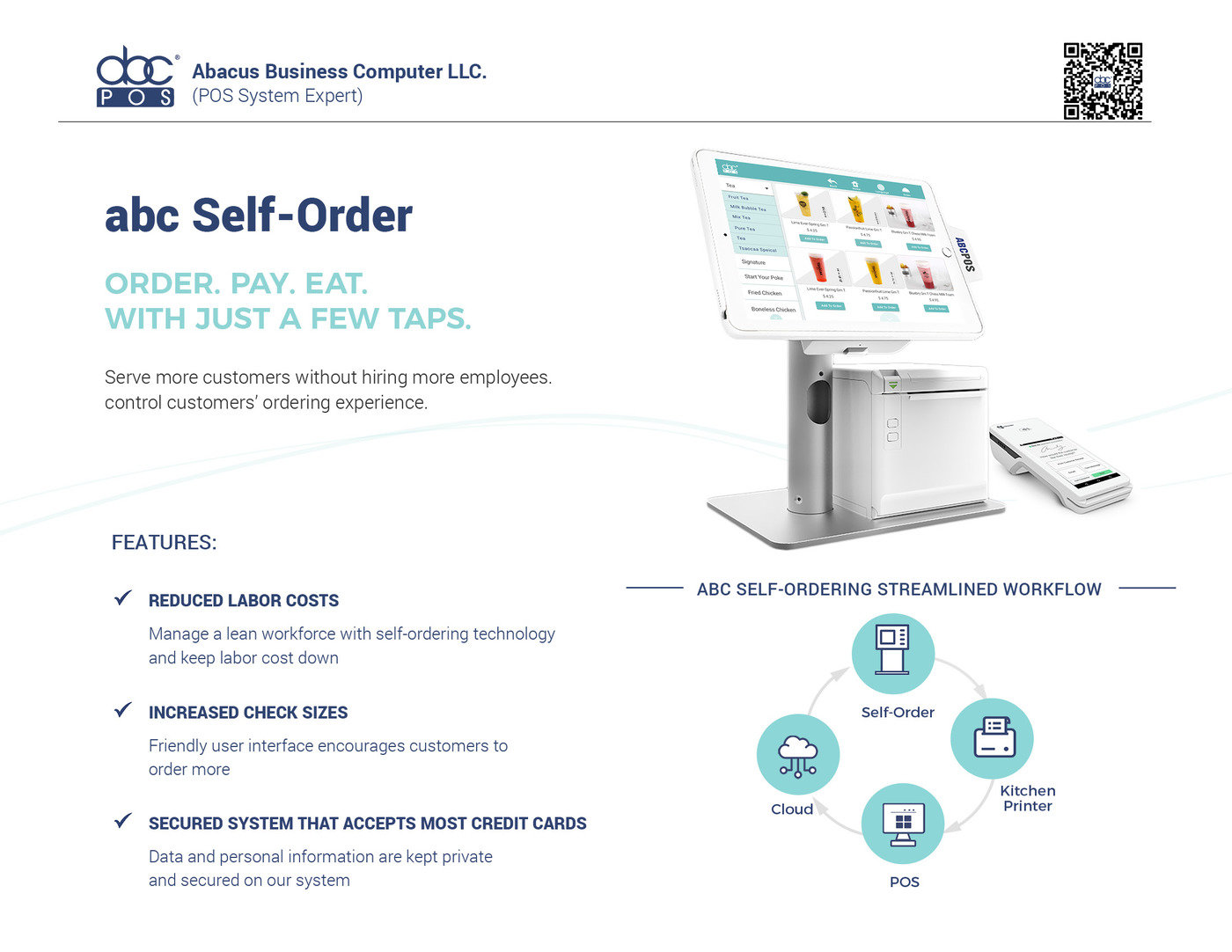 abc pos system brochure by joann zhou at Coroflot.com