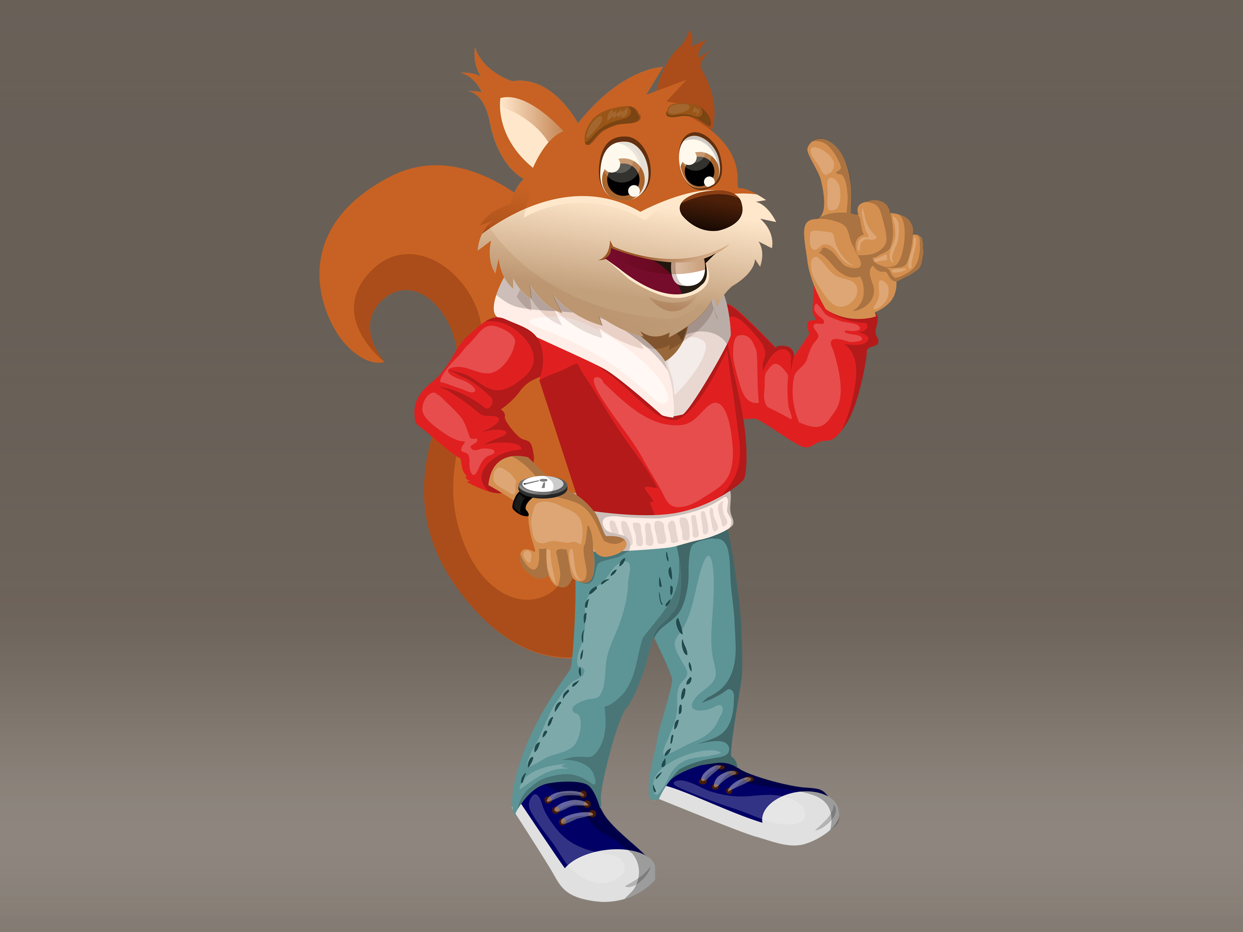 Sam's Family (The Five Squirrels) New character design illustrator ...