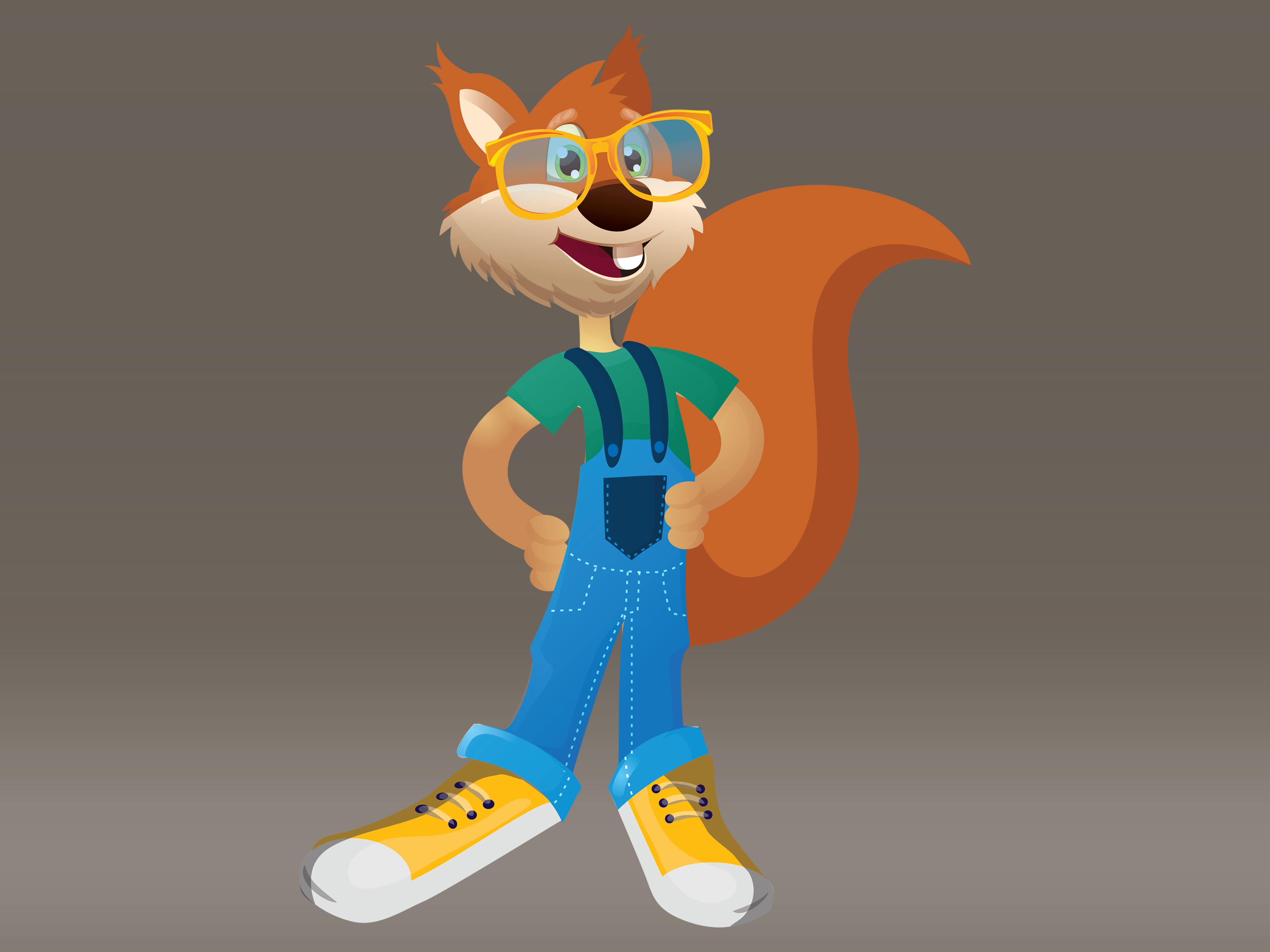 Sam's Family (The Five Squirrels) New character design illustrator ...