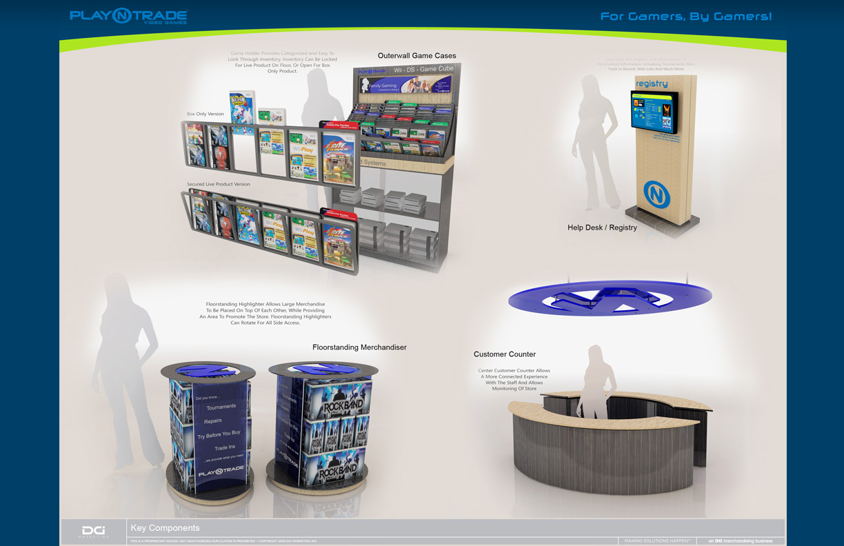 Play N Trade - Store Design by Michaell Bakalars at Coroflot.com