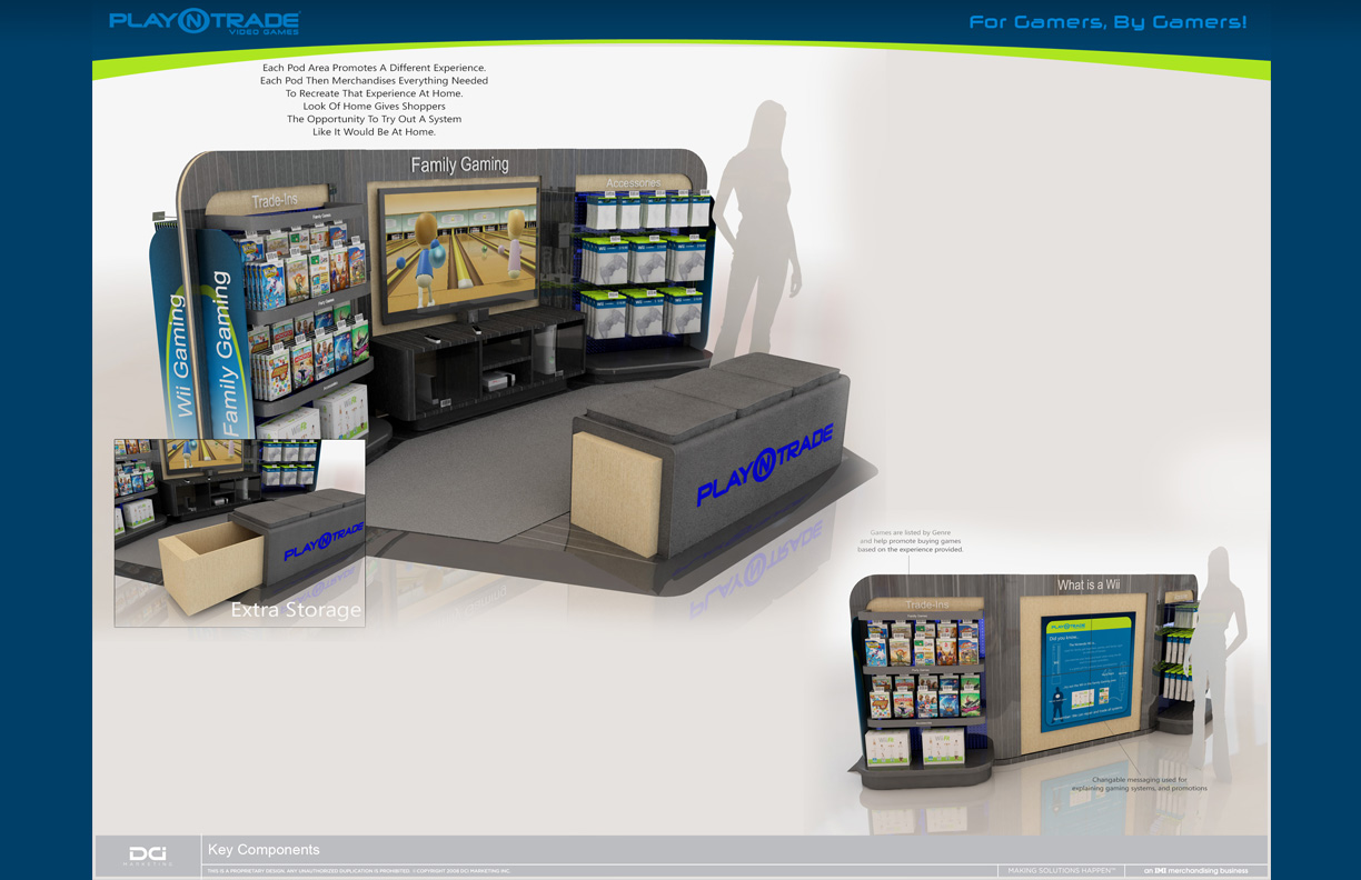 Play N Trade - Store Design by Michaell Bakalars at Coroflot.com