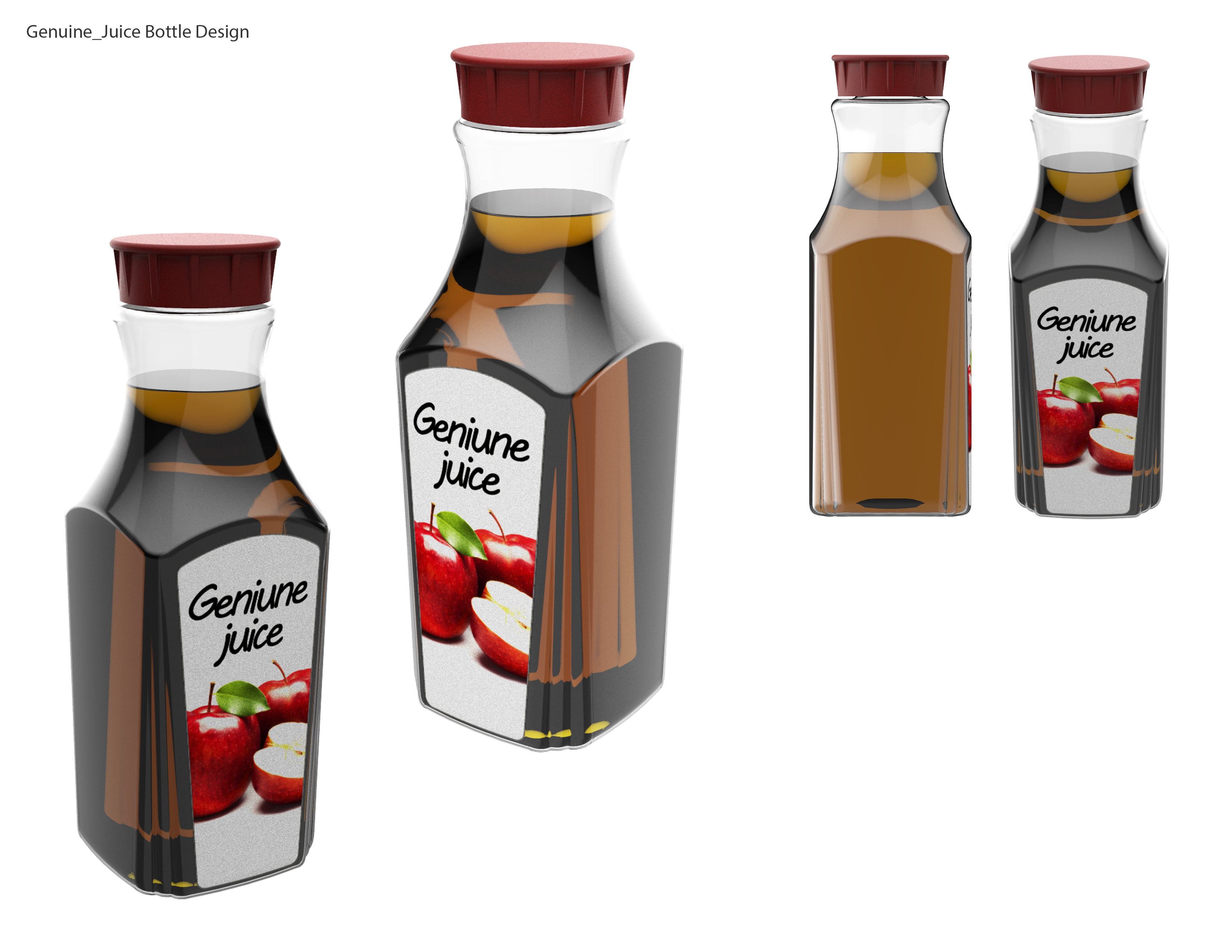 Juice Bottle Design by Thomas Lucio at Coroflot.com