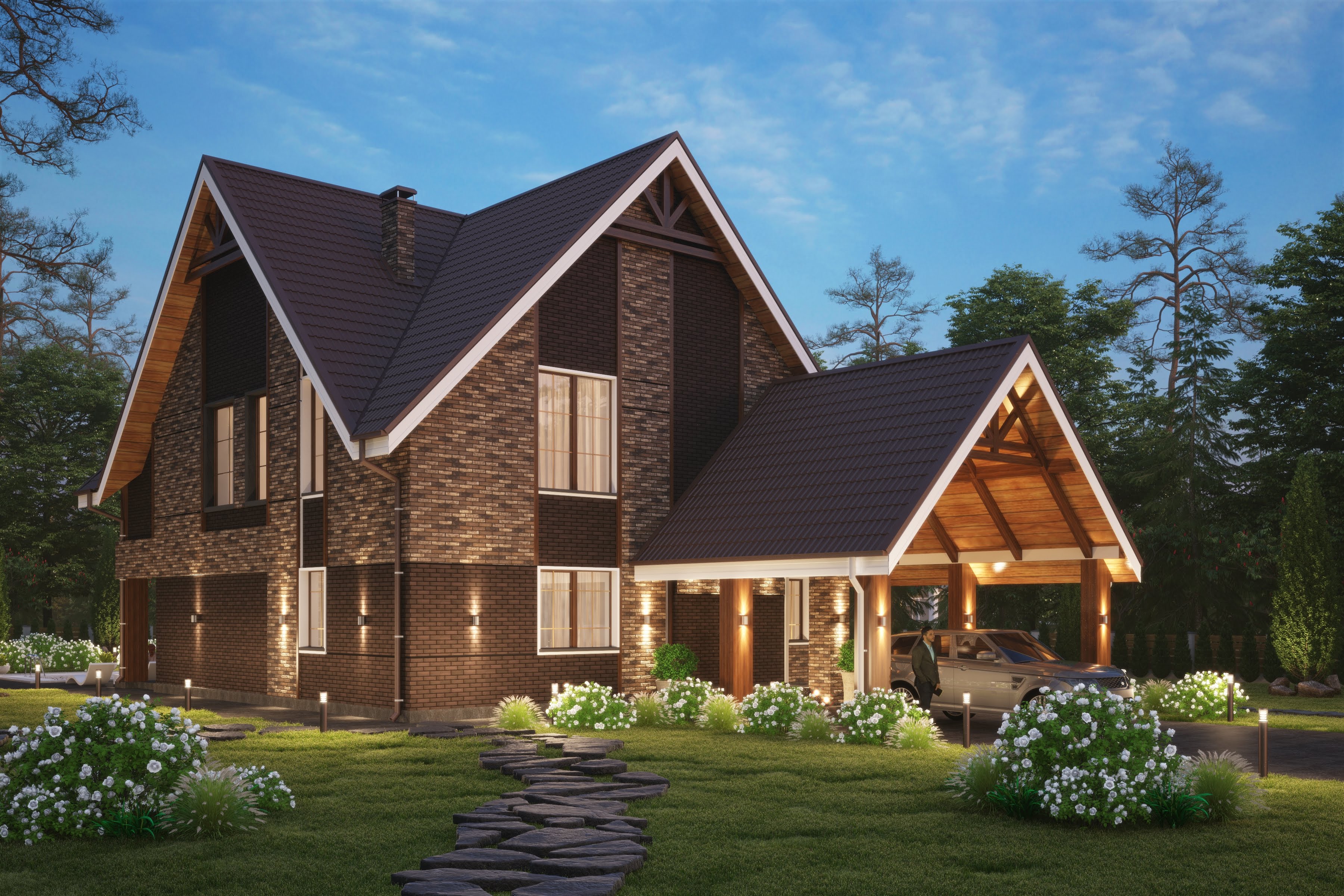 Project of charming comfortable house by Archviz Studio at Coroflot.com