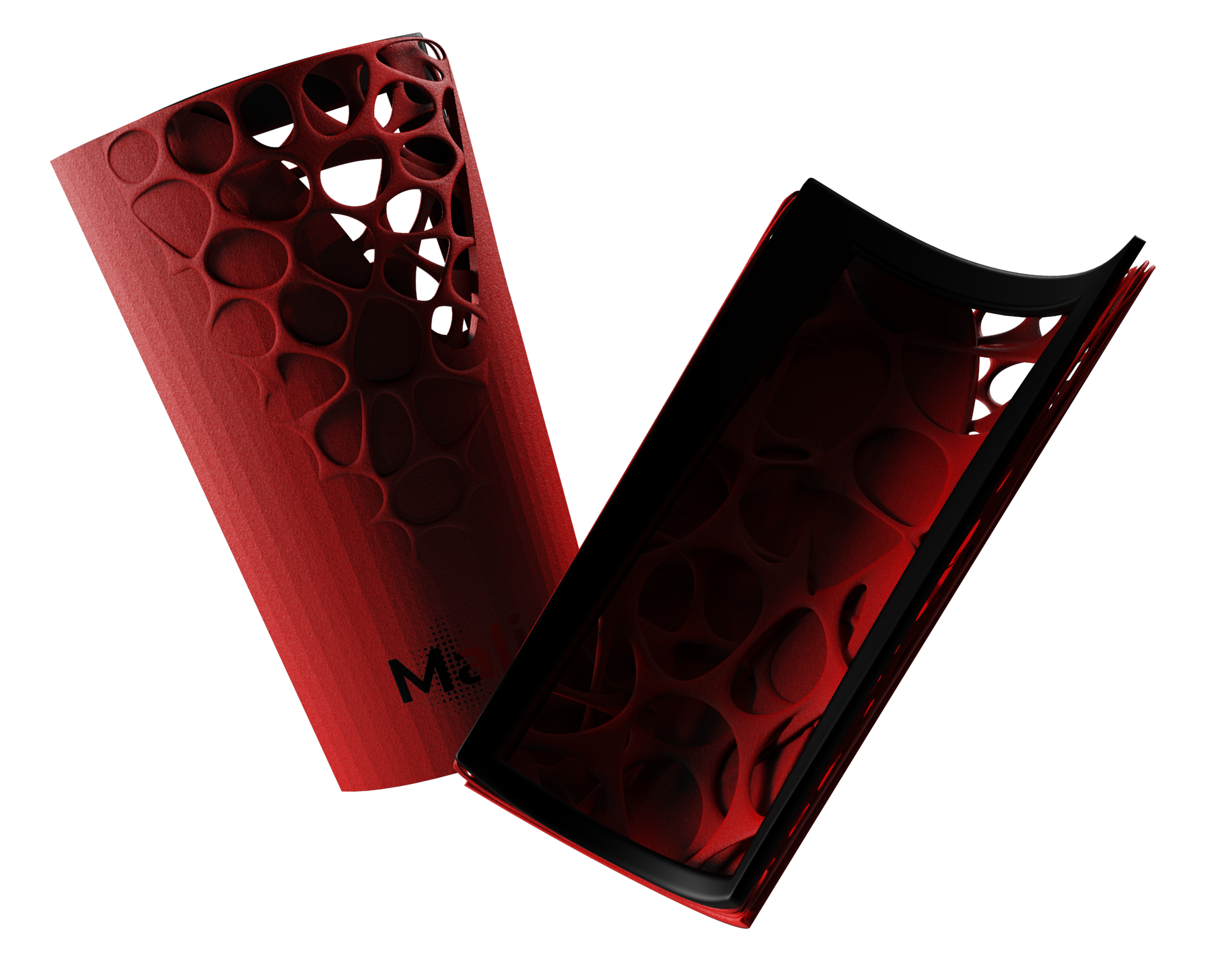 Mali 3D printed Shin guards by Jacob Husak at Coroflot.com