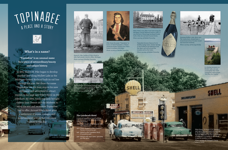 Topinabee, Interpretive Wayside Exhibit Graphics by Gene Ullery-Smith ...