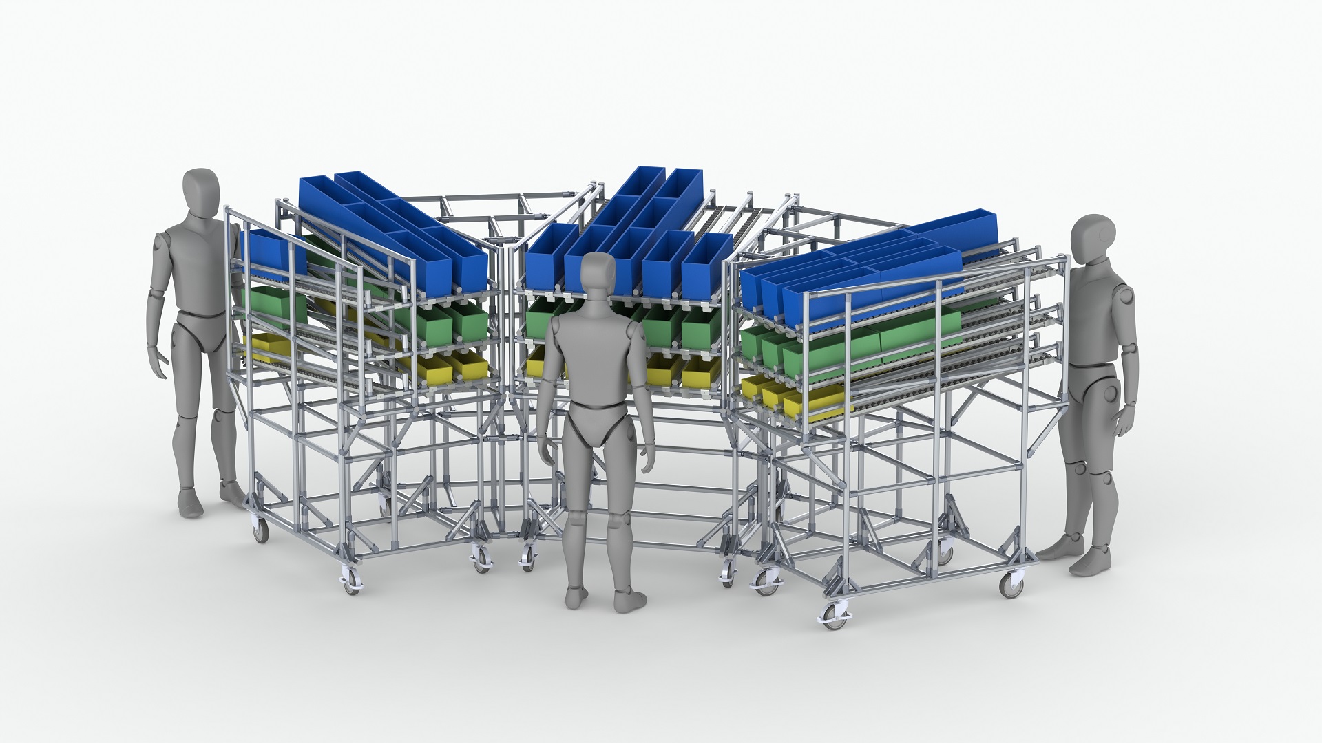 Gravity Material Flow Rack by Andrew Lawrence at Coroflot.com