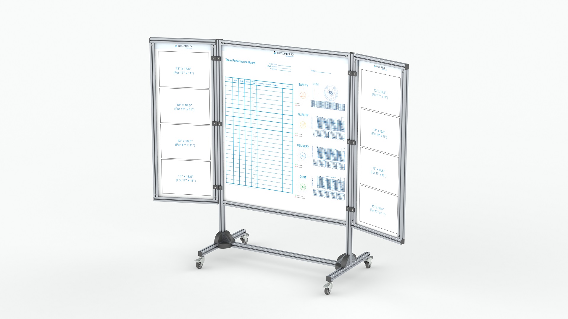 Custom folding visual boards by Andrew Lawrence at Coroflot.com