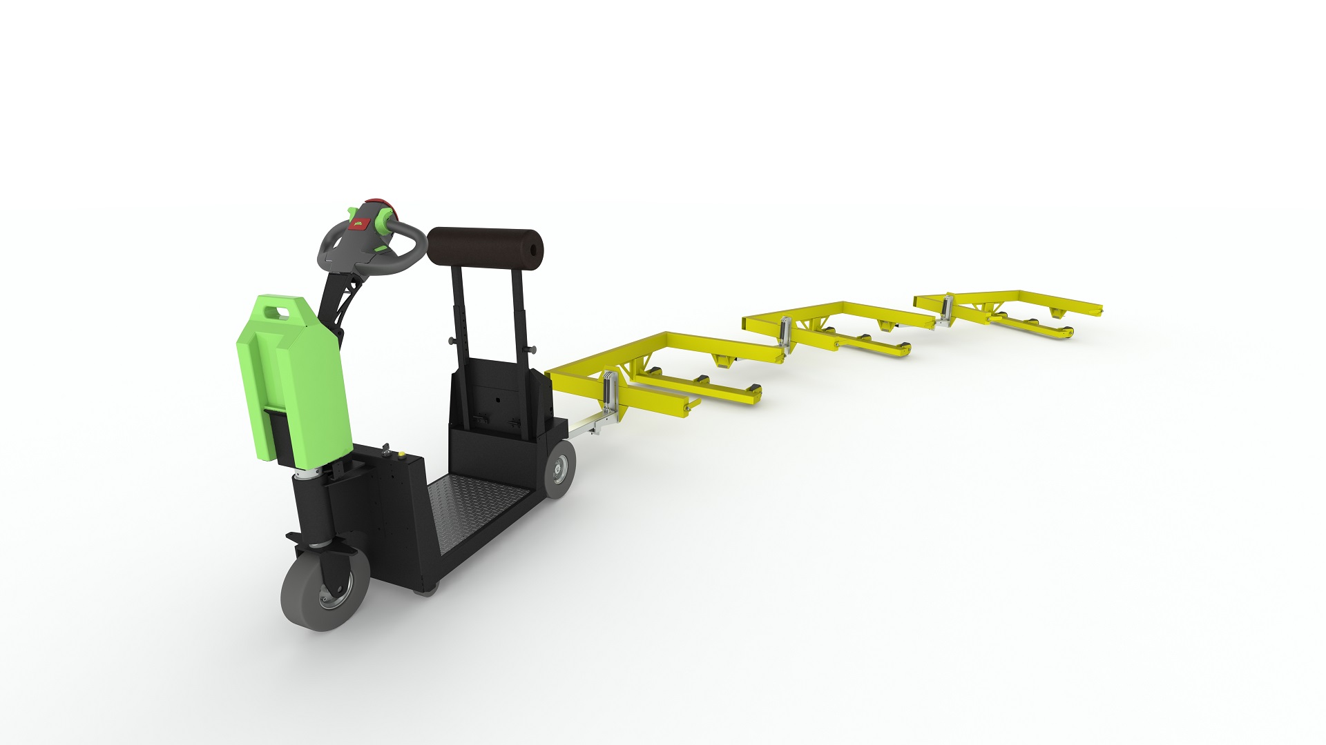 Towable cart design by Andrew Lawrence at Coroflot.com