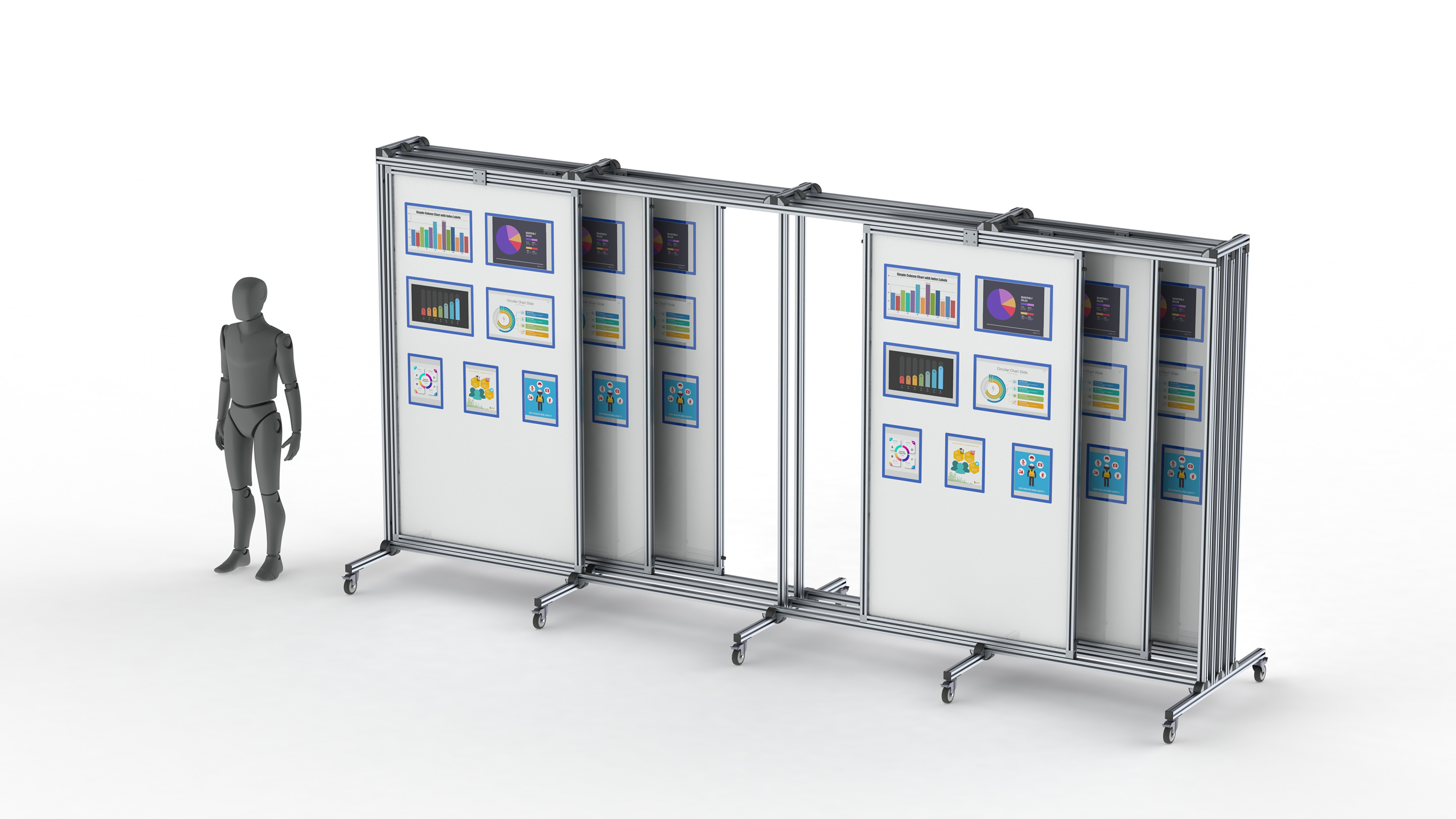 Large multi-track sliding visual board by Andrew Lawrence at Coroflot.com