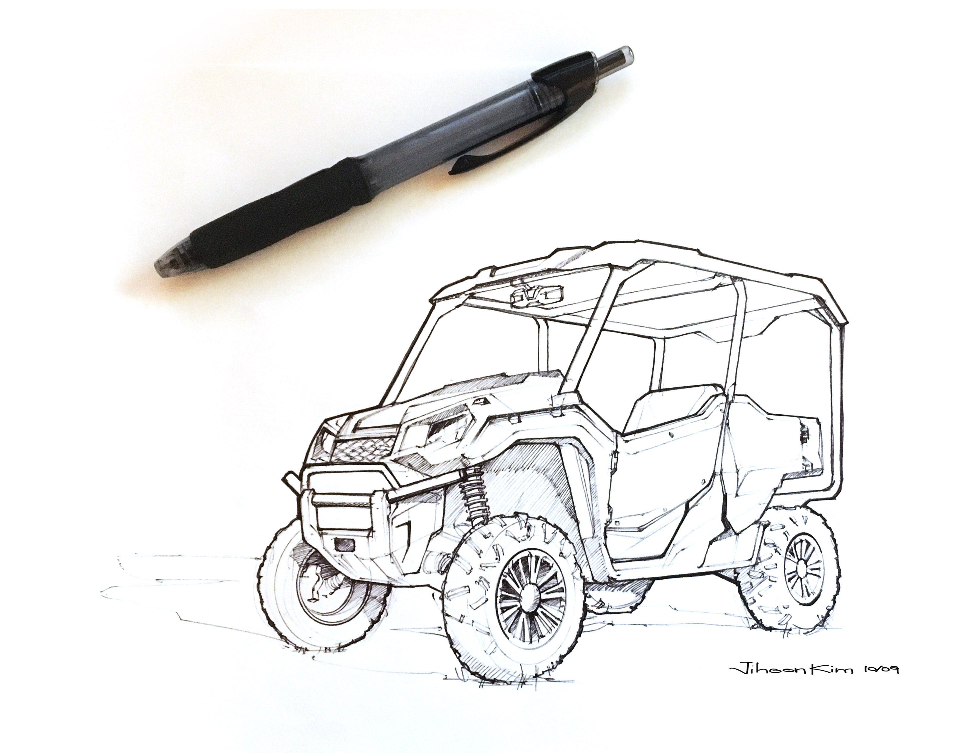 UTV sketches by jihoon kim at Coroflot.com