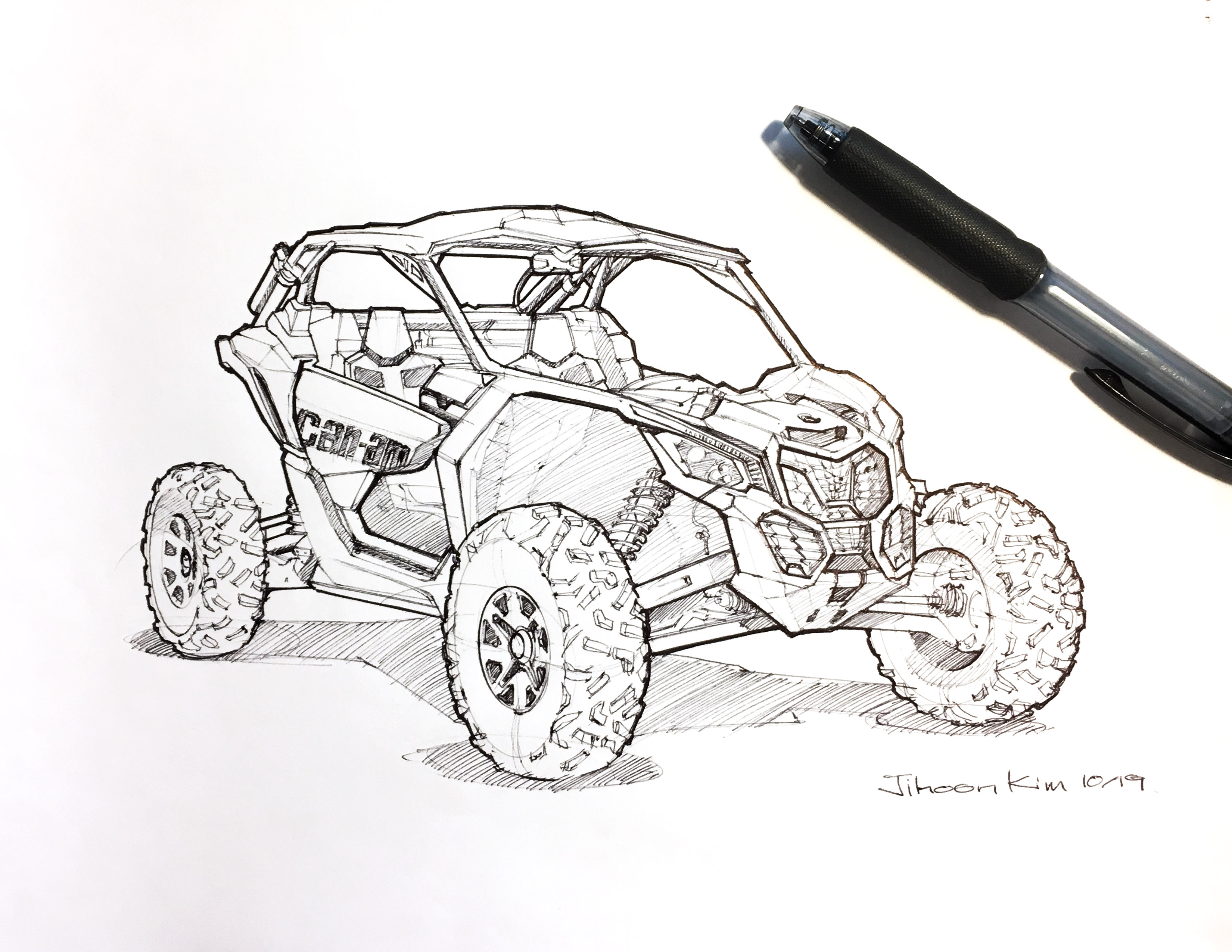 UTV sketches by jihoon kim at Coroflot.com