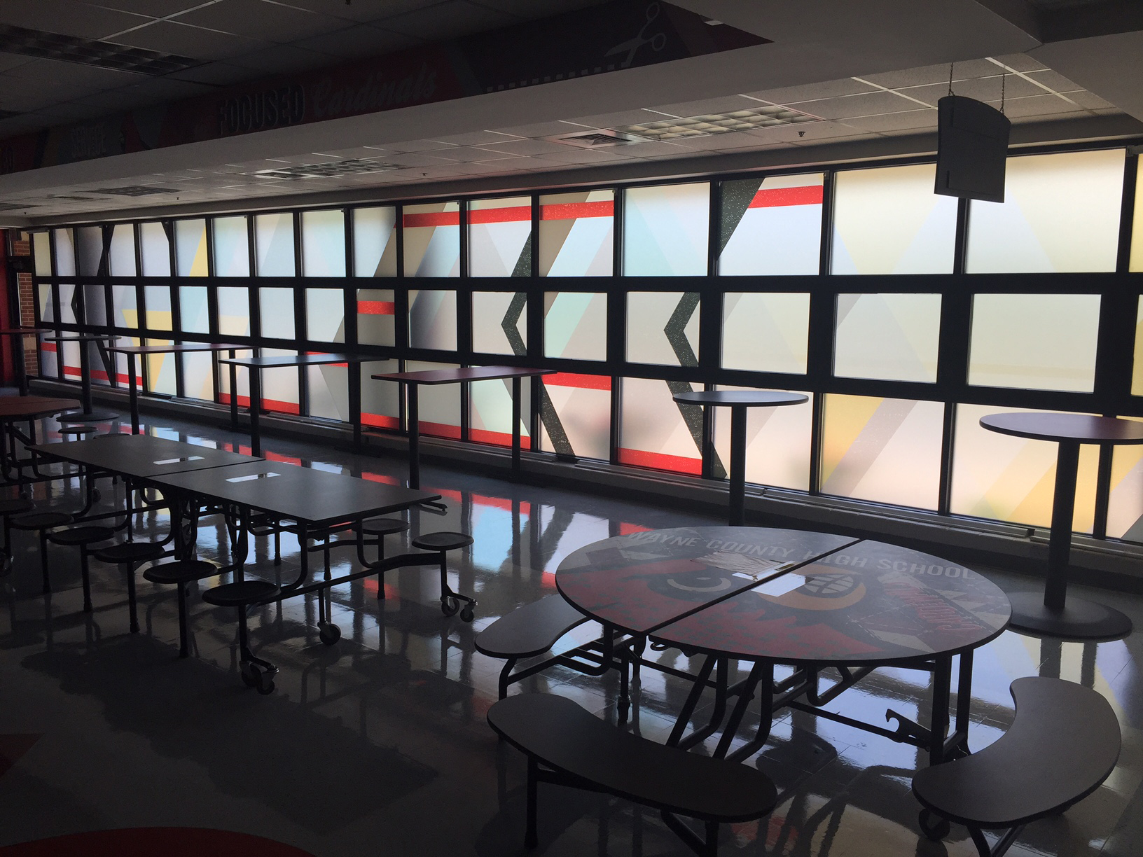 Wayne CO High school Window film graphics by Jean Christianson at ...